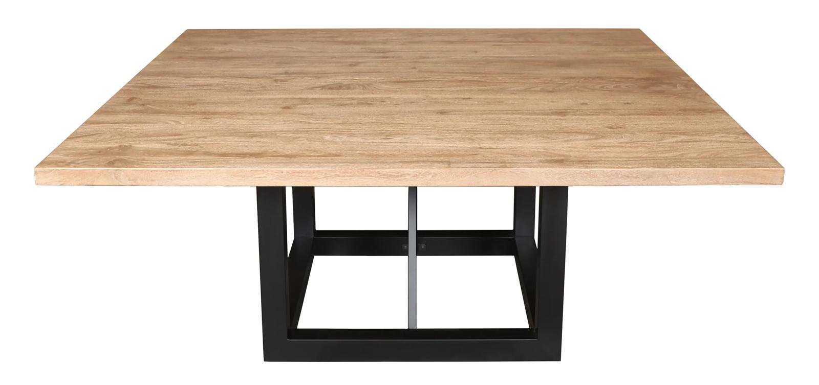 Redondo Square 60 Inch Dining Table In Natural by Moti | 1StopBedrooms