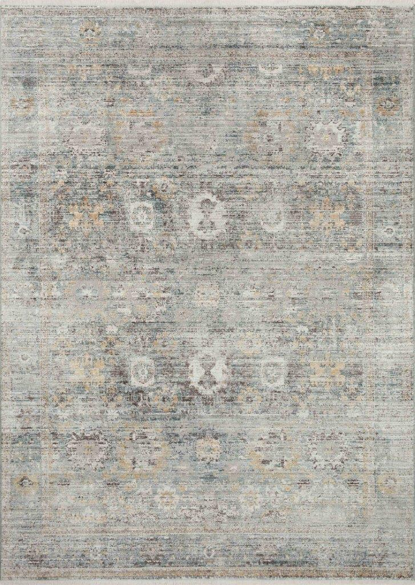 Loloi Bonney 2' x 3' Rug In Teal And Gold by Loloi Rugs | 1StopBedrooms