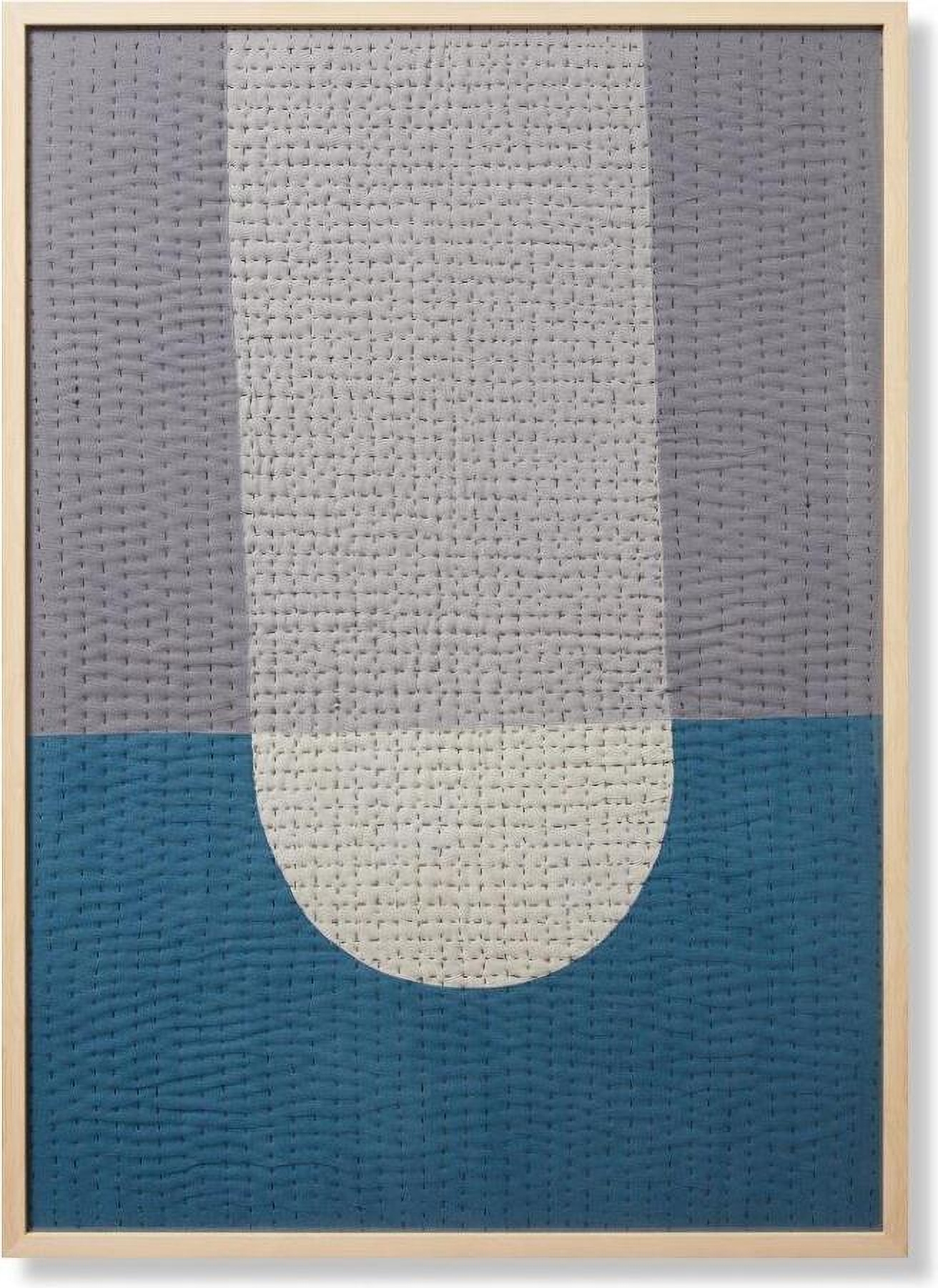 Loloi Bullet Point Blue and Grey 3'-4" x 4'-8" Wall Art by Loloi Rugs ...