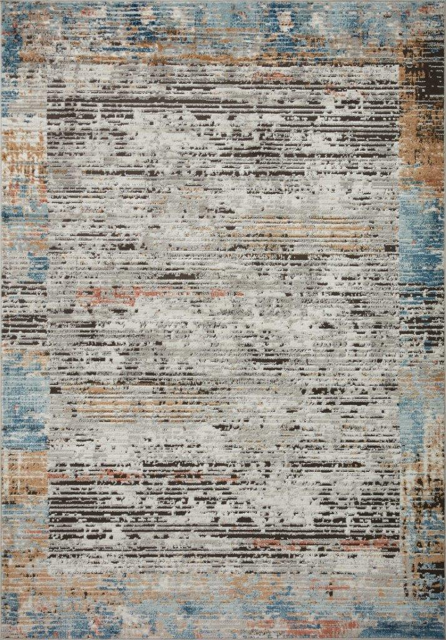 Loloi II Bianca Ash and Multi 18" x 18" Sample Rug by Loloi Rugs ...