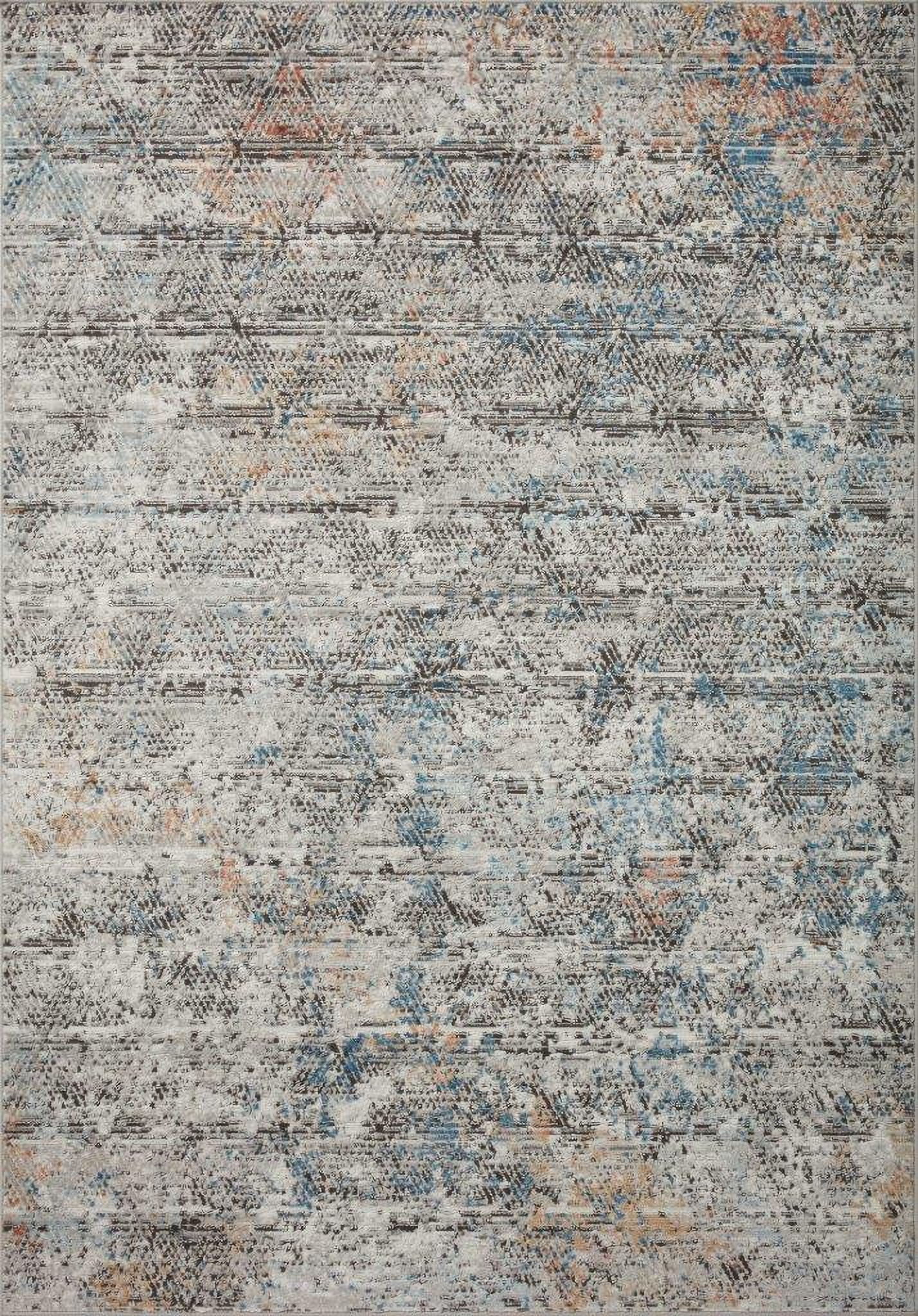 Loloi II Bianca Grey and Multi 2'-8" x 13' Runner Rug by Loloi Rugs ...