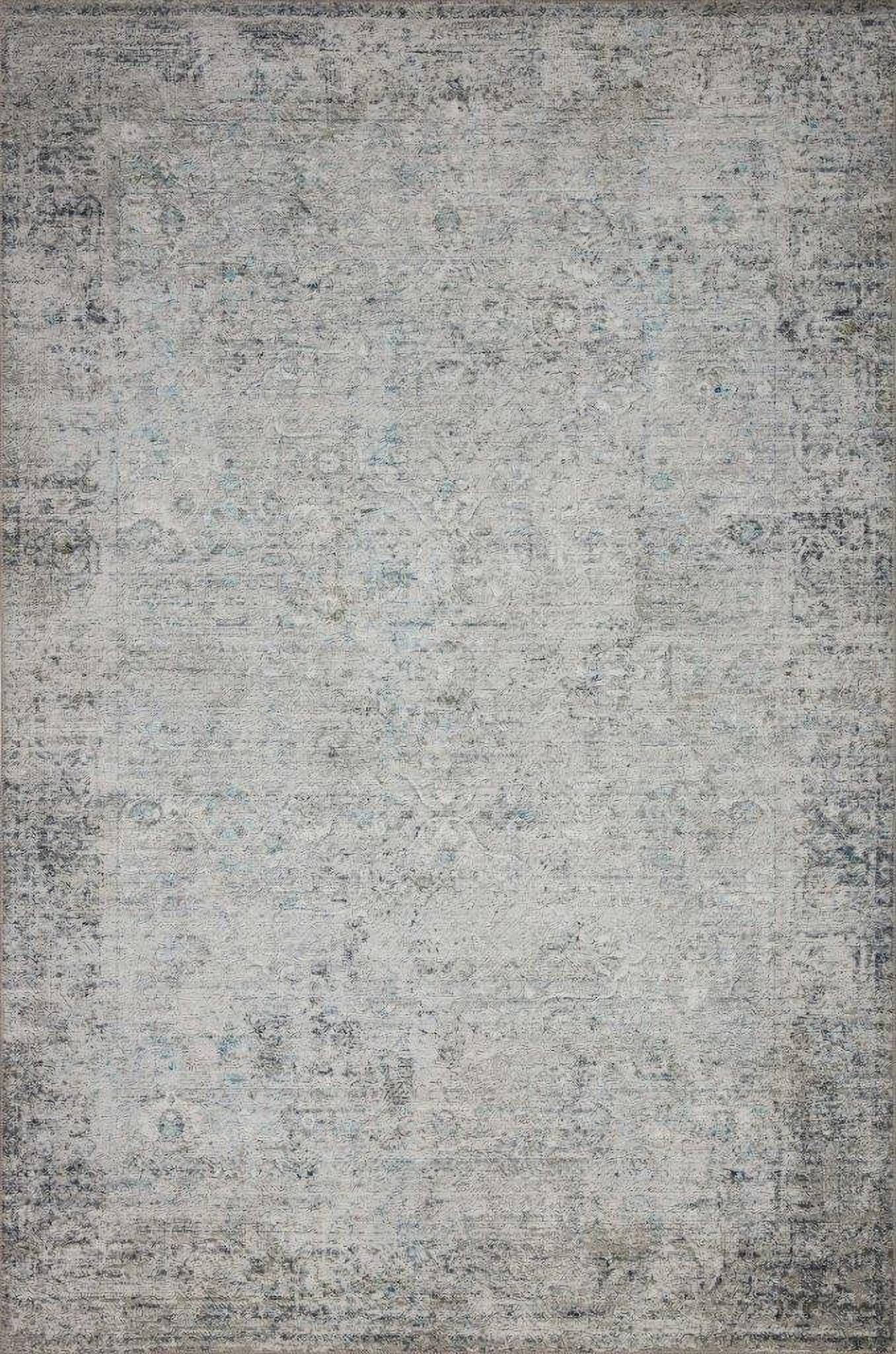 Loloi II Drift Ivory and Silver 2'-6" x 9'-6" Runner Rug by Loloi Rugs ...
