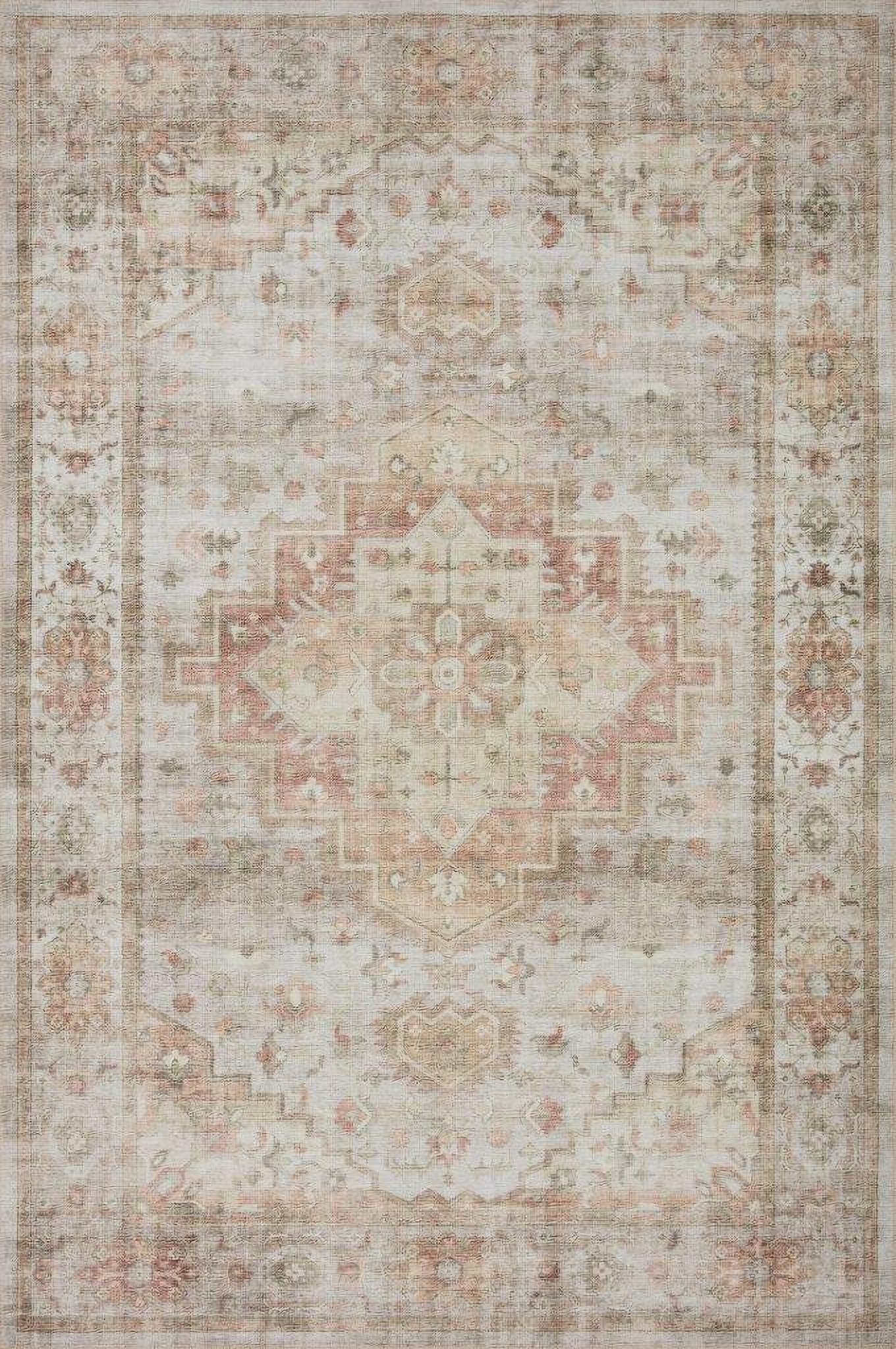 Loloi II Heidi Sage and Multi 2'-6" x 11'-6" Runner Rug by Loloi Rugs ...