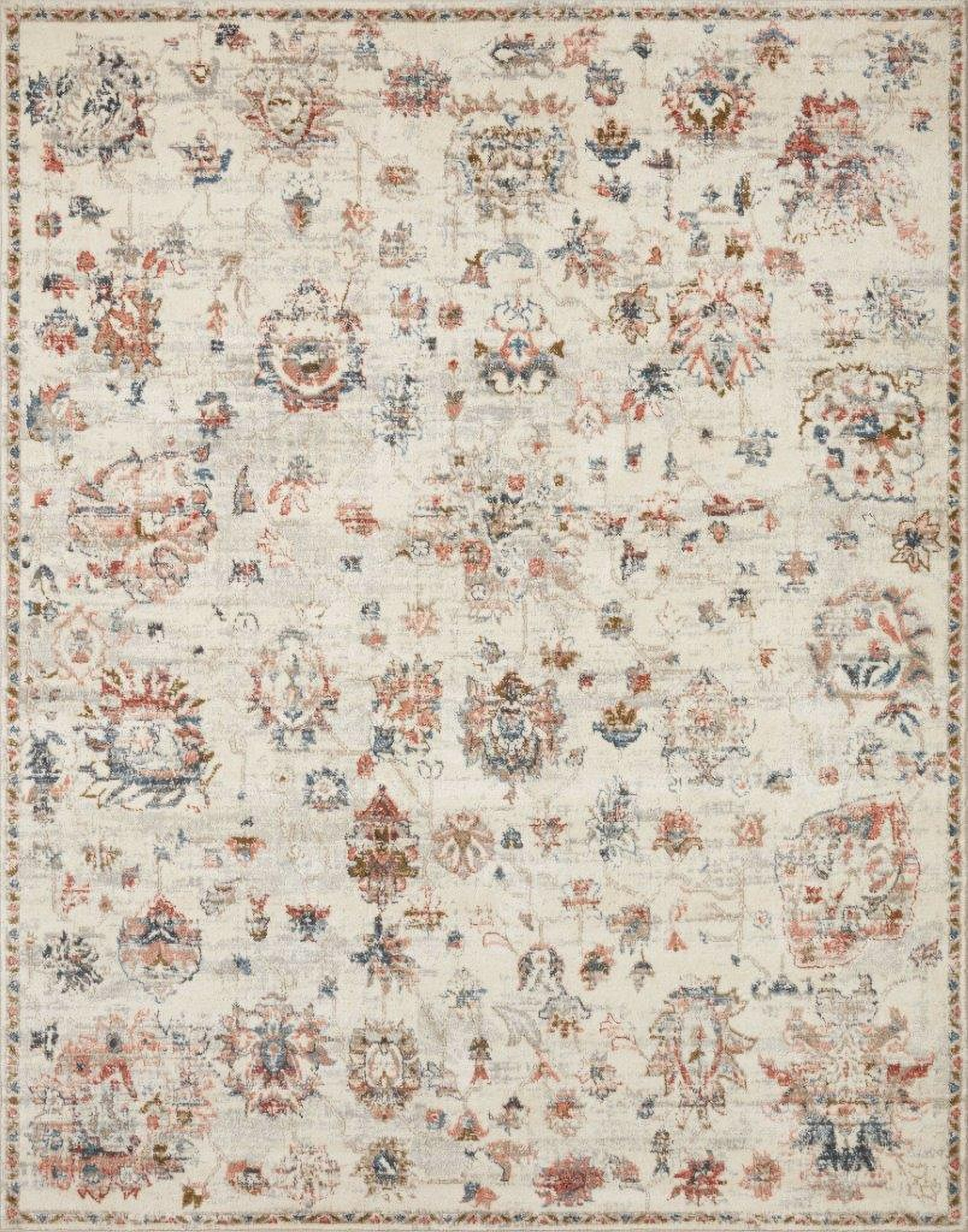 Loloi II Saban Ivory and Multi 7'-10" x 10' Area Rug by Loloi Rugs ...