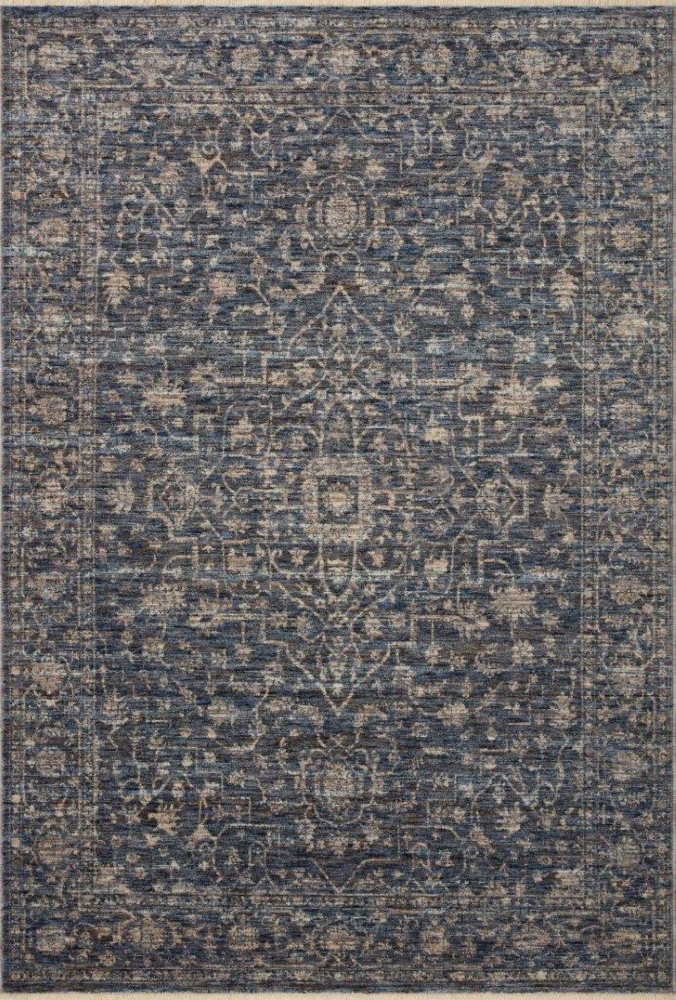 Loloi II Sorrento Midnight and Natural 7'-10" x 10'-2" Area Rug by ...