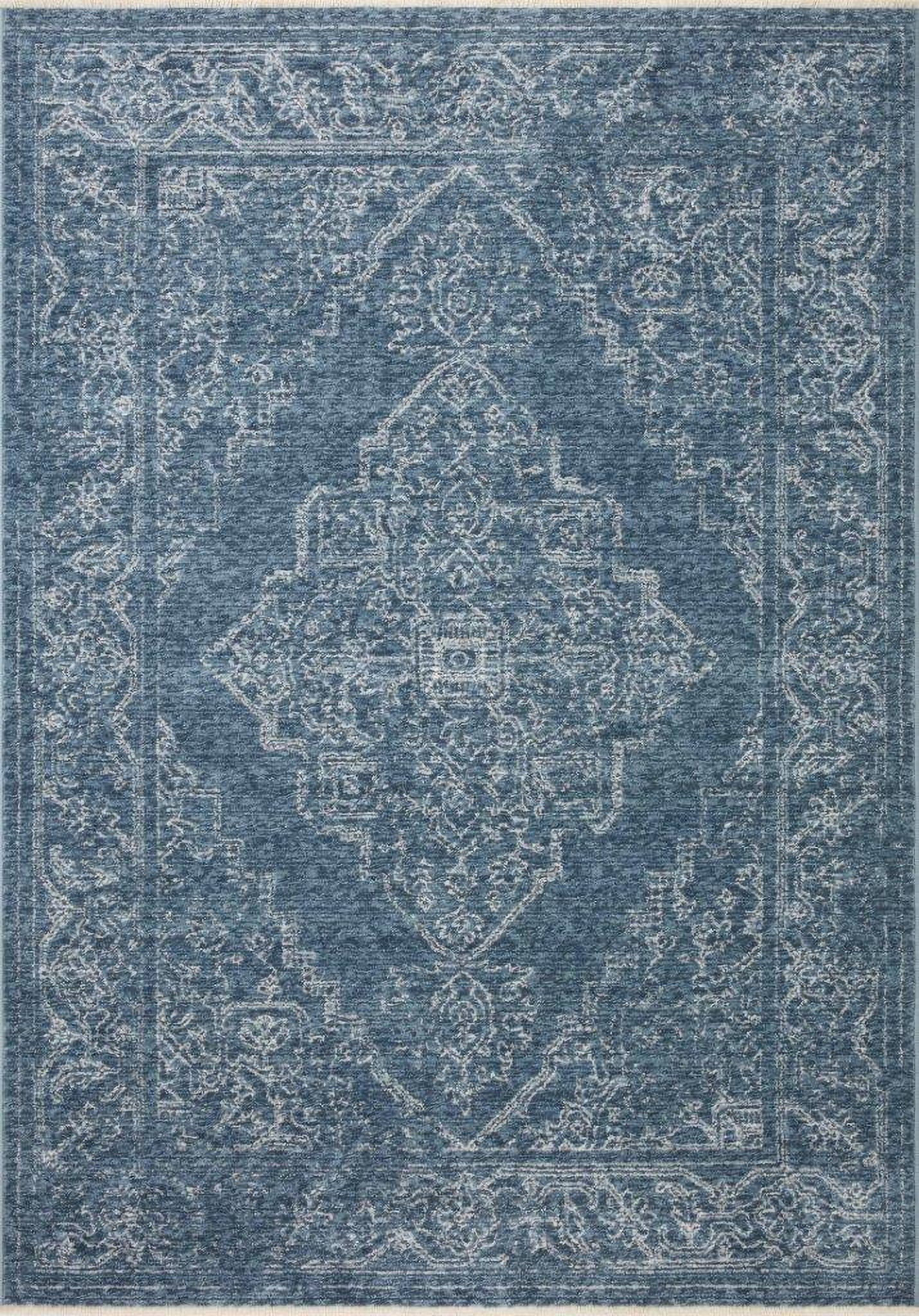 Loloi II Vance Denim and Dove 2'-3" x 3'-10" Accent Rug VANCVAN ...