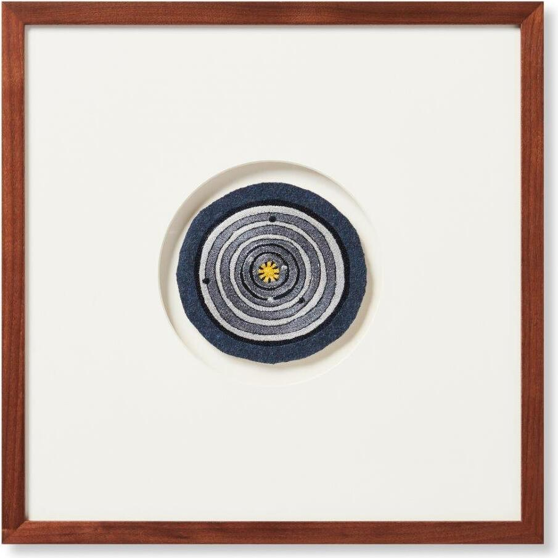 Loloi Solar Patch Blue and Grey 1'-4" x 1'-4" Wall Art by Loloi Rugs ...