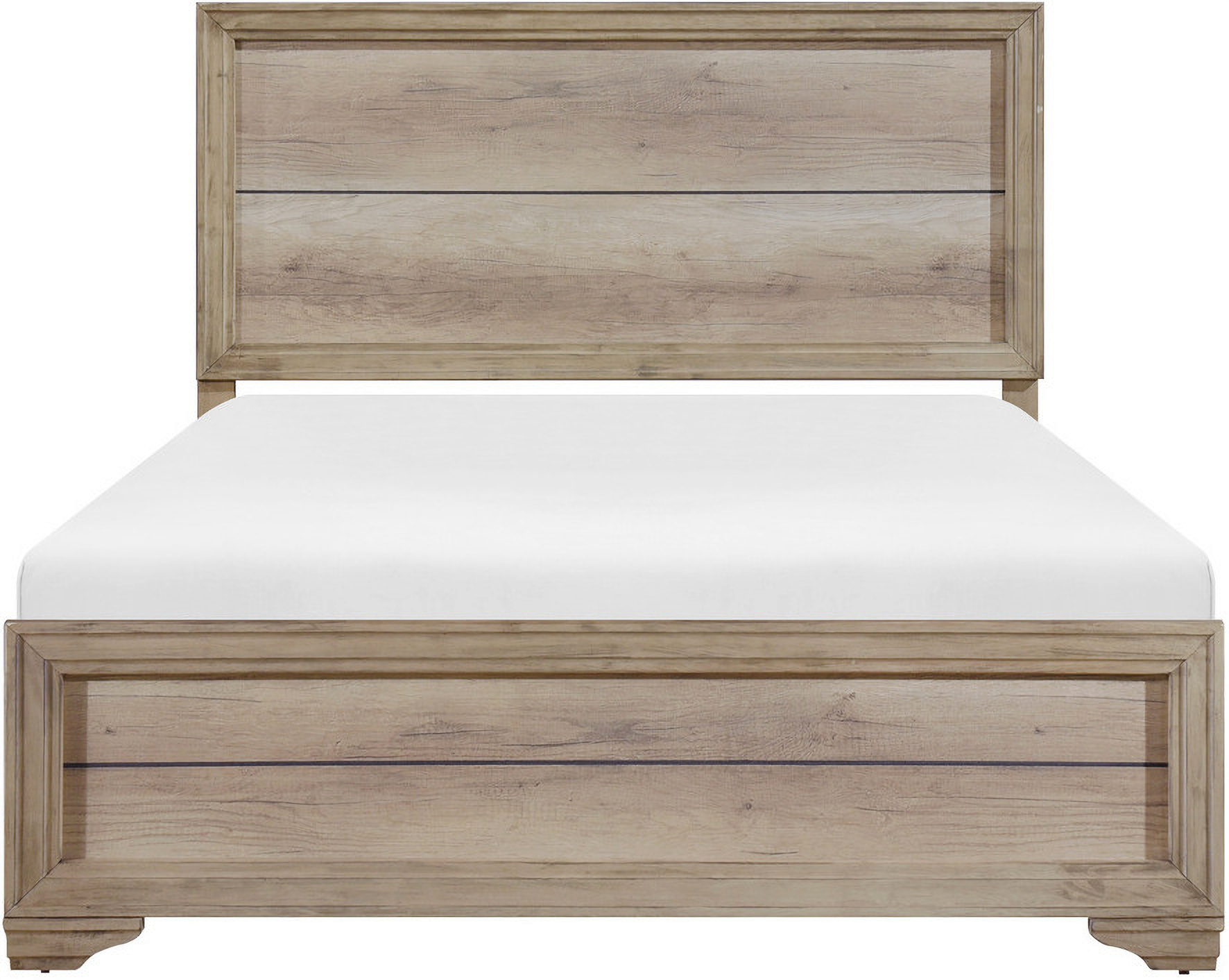 Lonan Rustic Queen Panel Bed by Homelegance | 1StopBedrooms