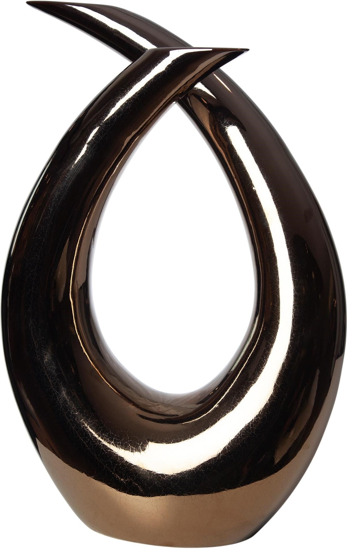 Loop Sculpture In Bronze by Global Views | 1StopBedrooms