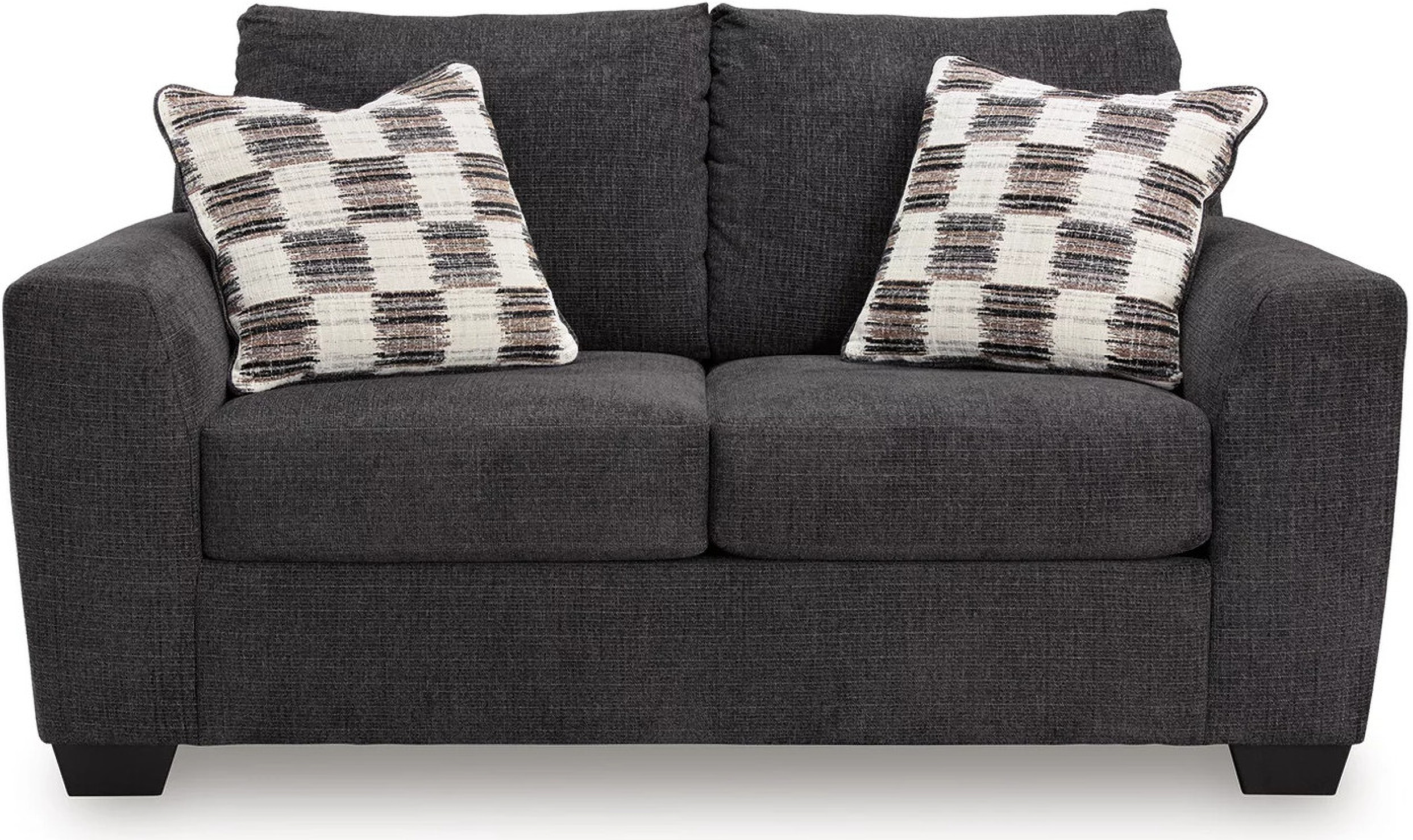 Loreo Loveseat In Ebony by Ashley Furniture | 1StopBedrooms