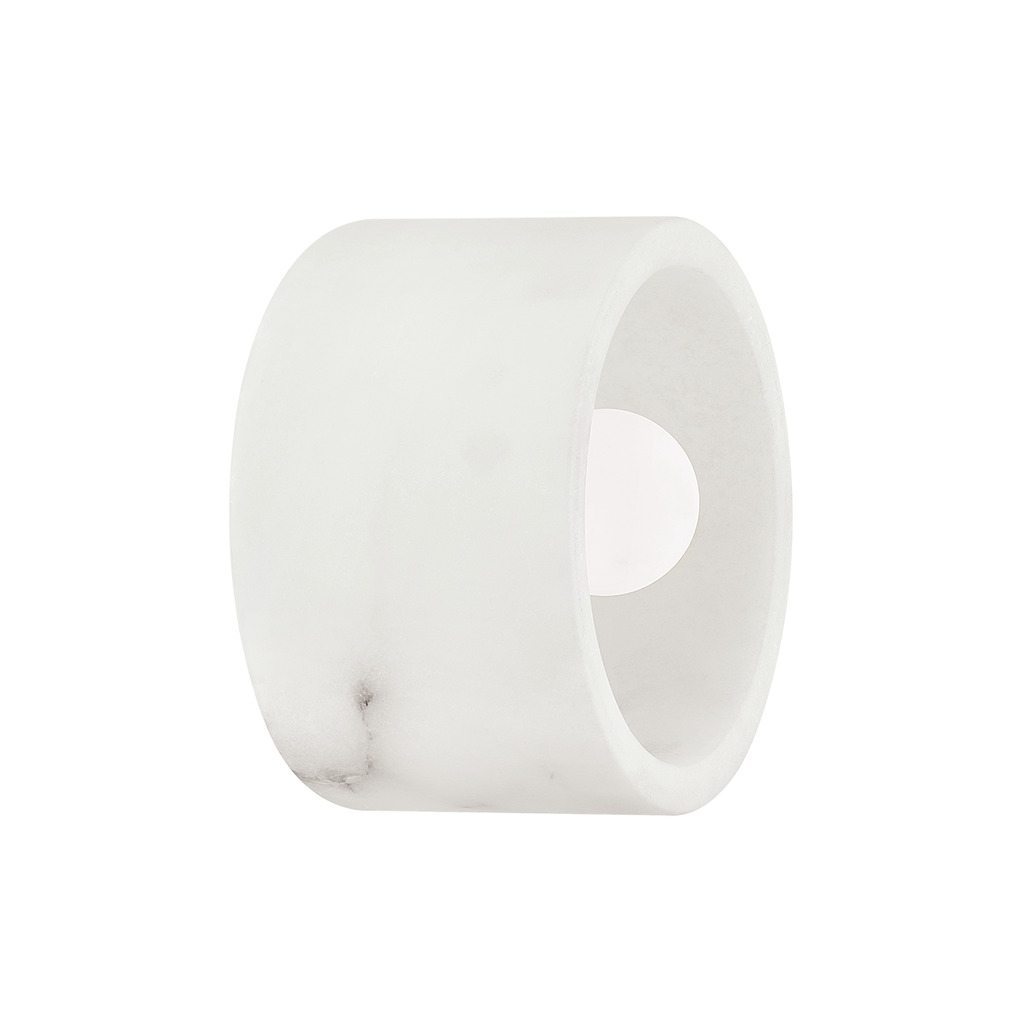 Loris Flush Mount In Polished Nickel and Off White by Hudson Valley ...