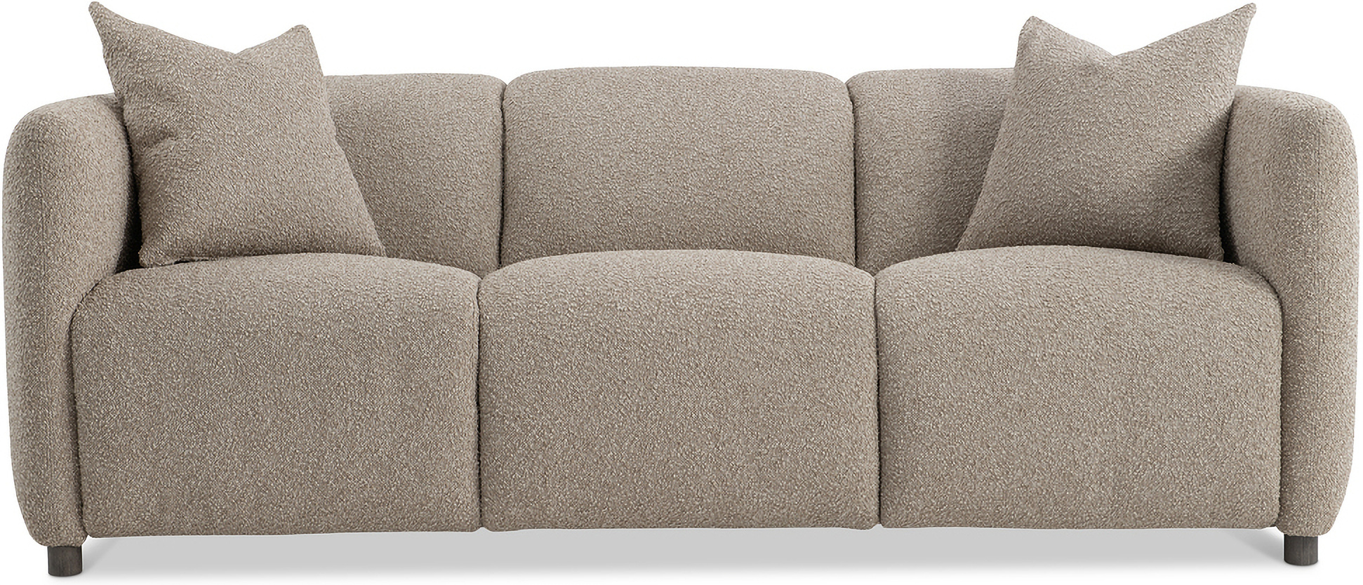Luc Fabric Power Motion Sofa In Brown Boucle by Bernhardt | 1StopBedrooms