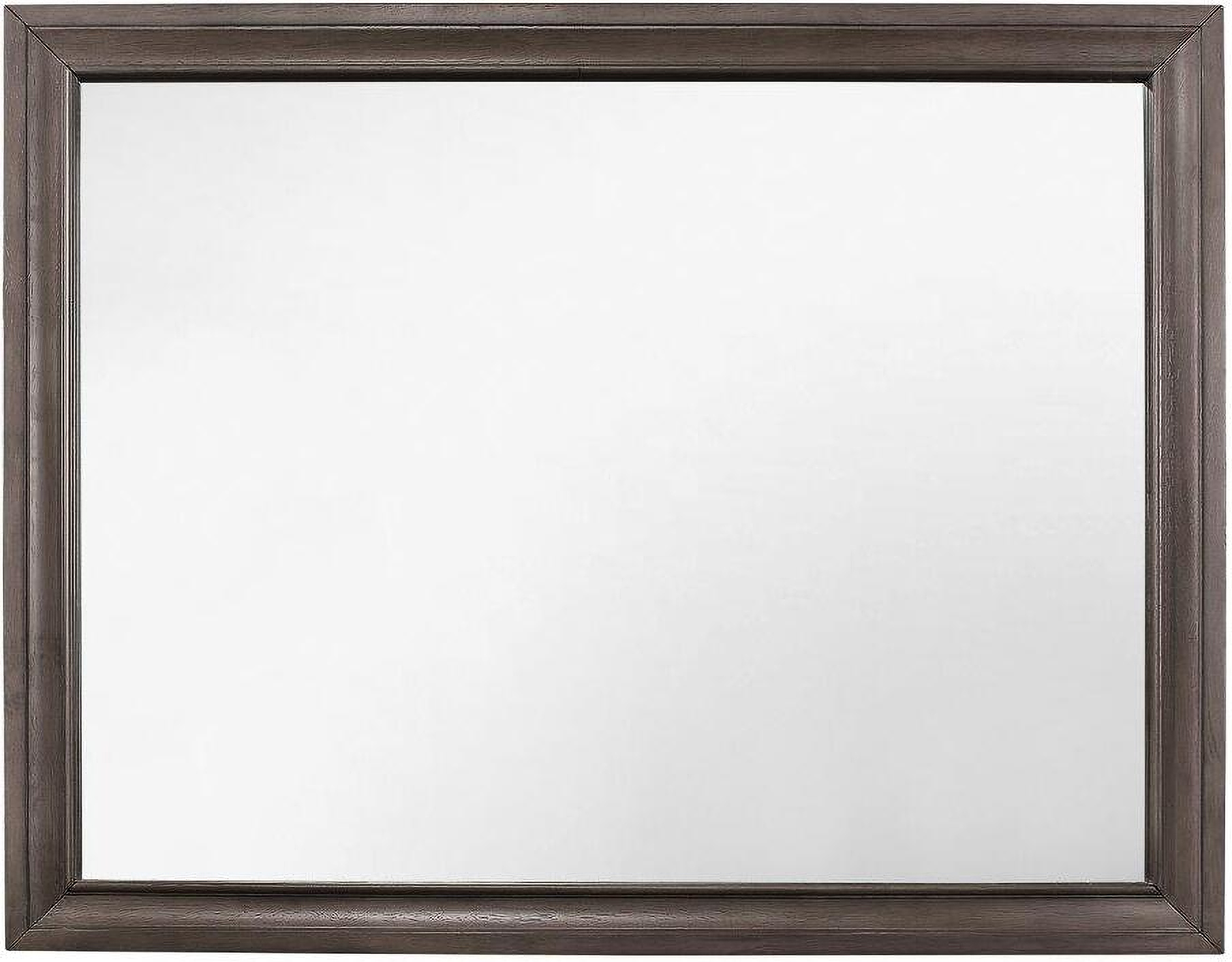 Luster Gray And Silver Glitter Mirror by Homelegance | 1StopBedrooms