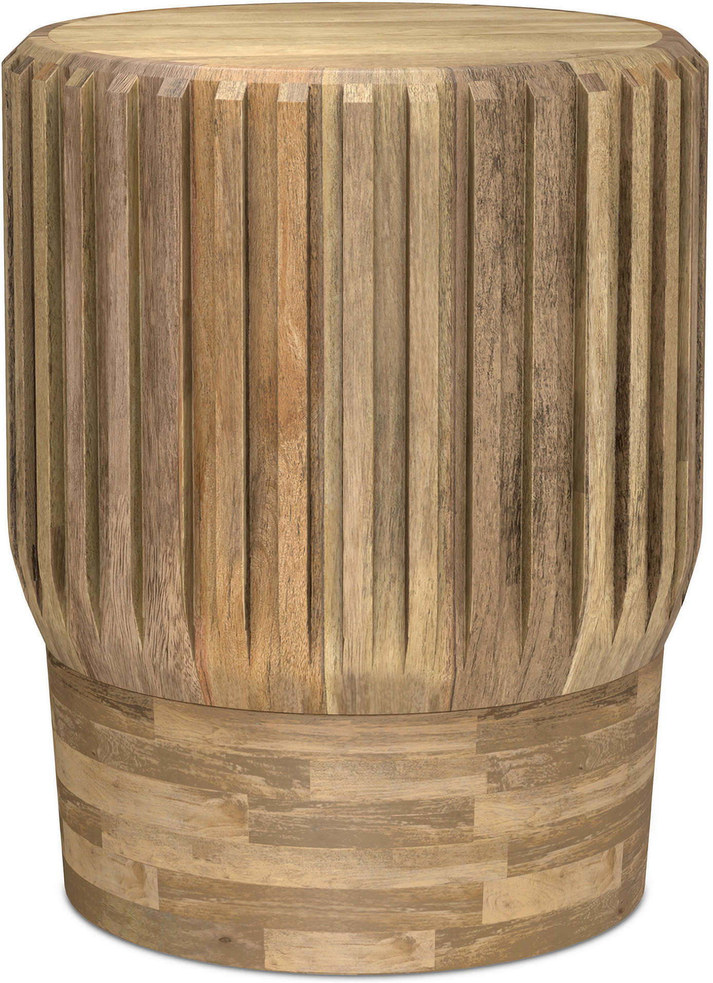 Lyall Solid Mango Side Table In Natural by Simpli Home | 1StopBedrooms