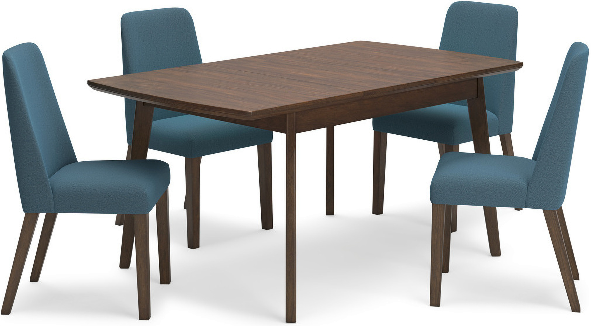 Lyncott Dining Room Set With Blue Chairs by Ashley Furniture ...