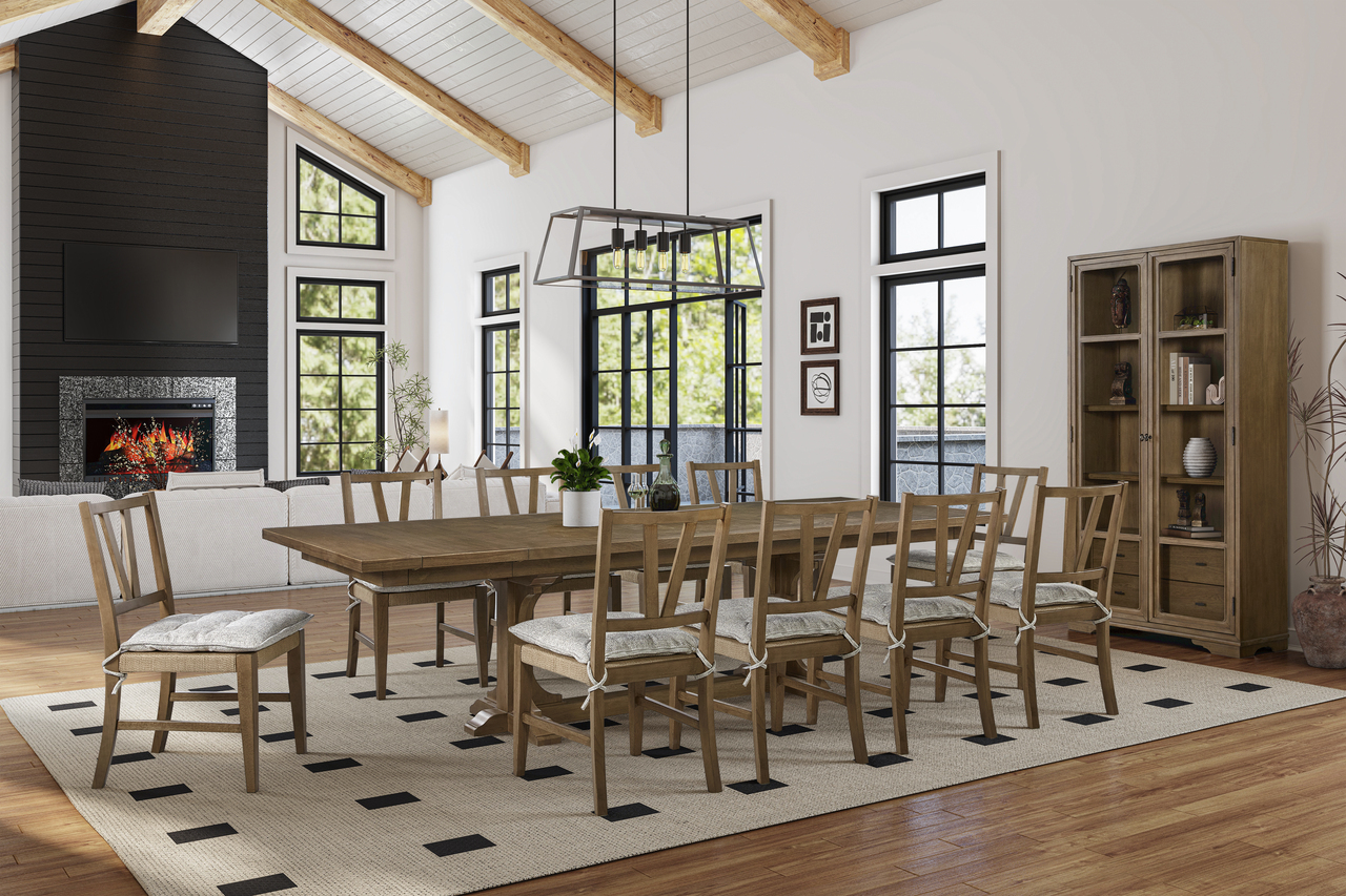 Magnolia Dining Room Set In Almond by Bernell | 1StopBedrooms