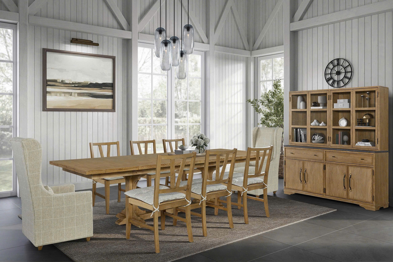 Magnolia Dining Room Set In Cashew by Bernell | 1StopBedrooms