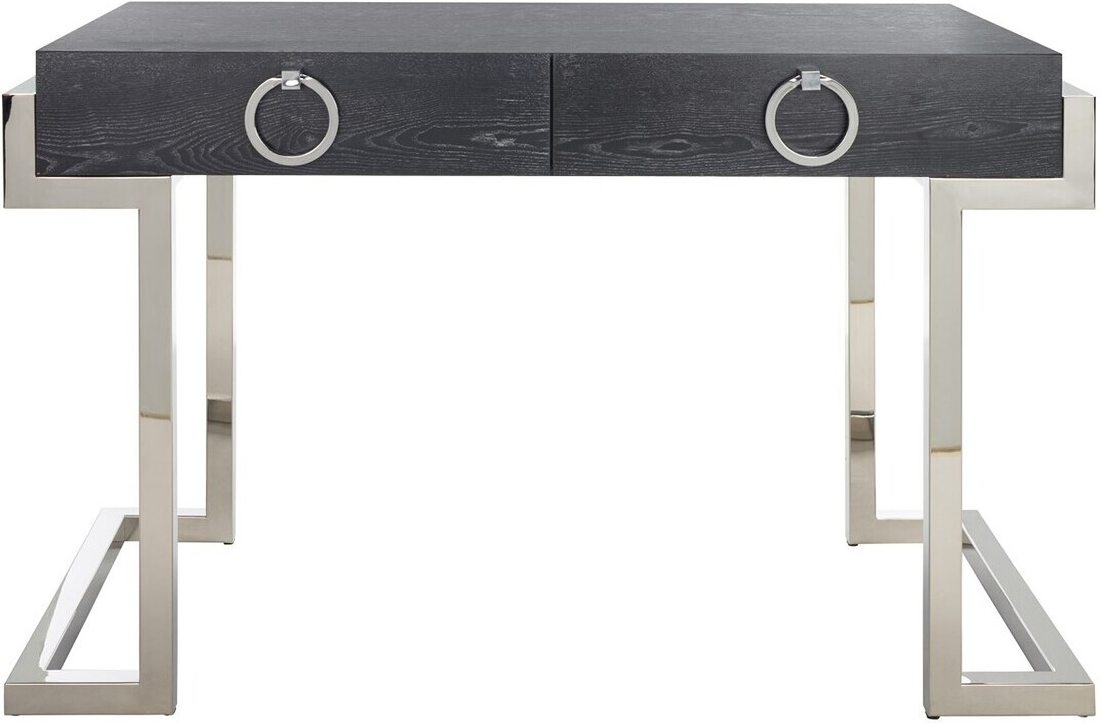 Maia 2-Drawer Desk In Black by Safavieh Couture | 1StopBedrooms