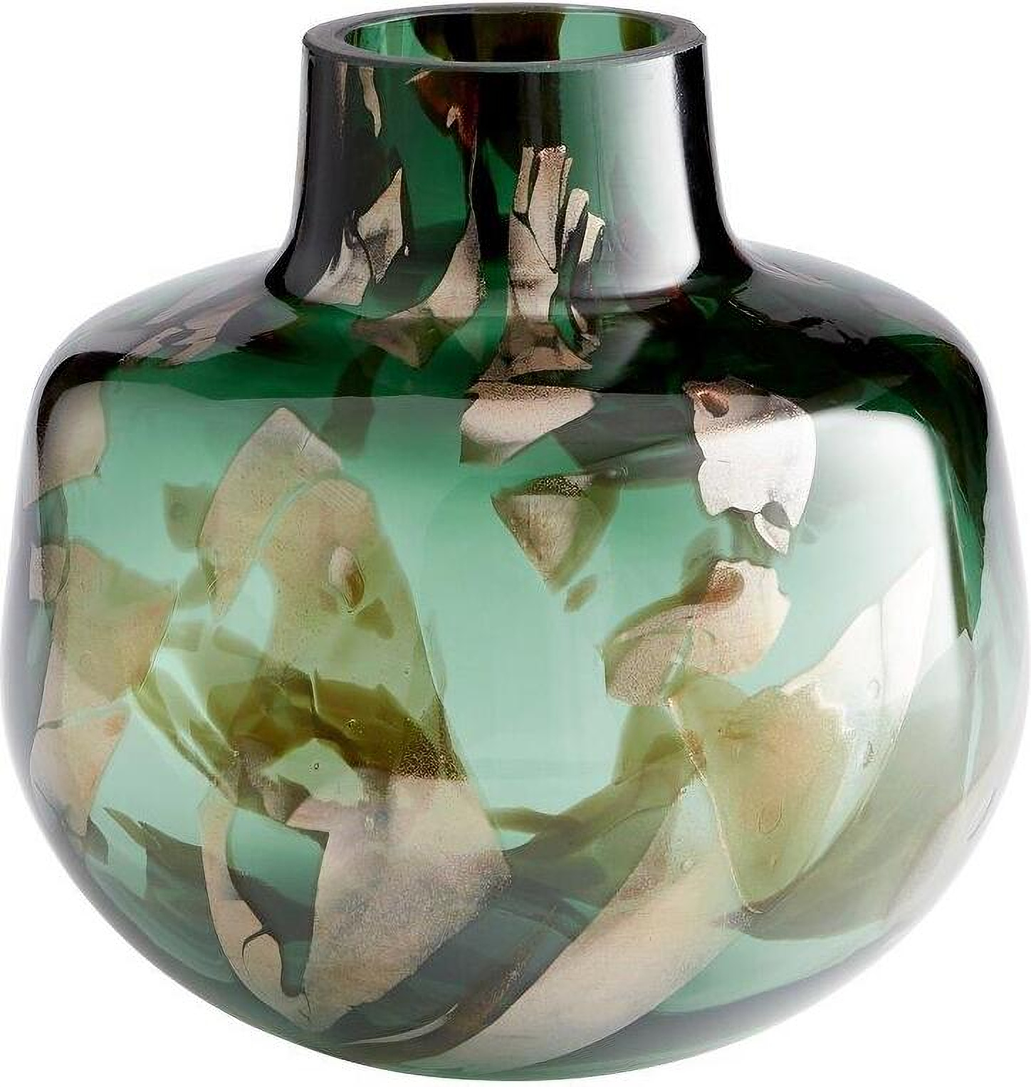 Maisha Green And Gold Small Vase by Cyan Design | 1StopBedrooms