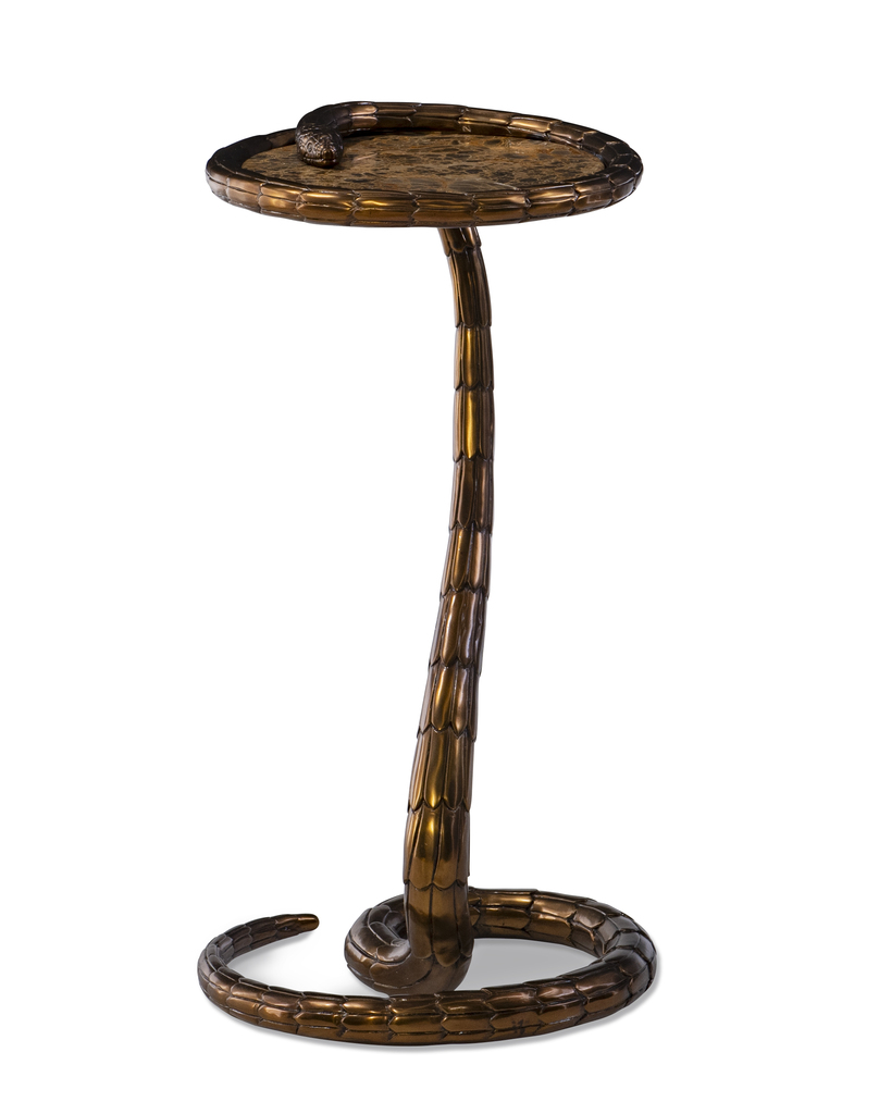 Serpent Drink Table In Bronze by Maitland-Smith | 1StopBedrooms