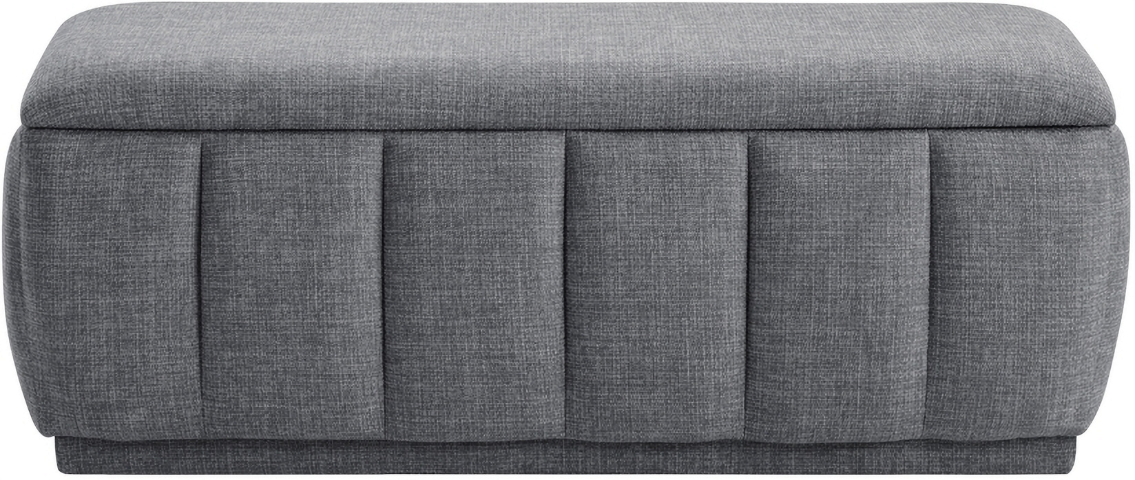 Maize Storage Bench In Gray by Homelegance | 1StopBedrooms