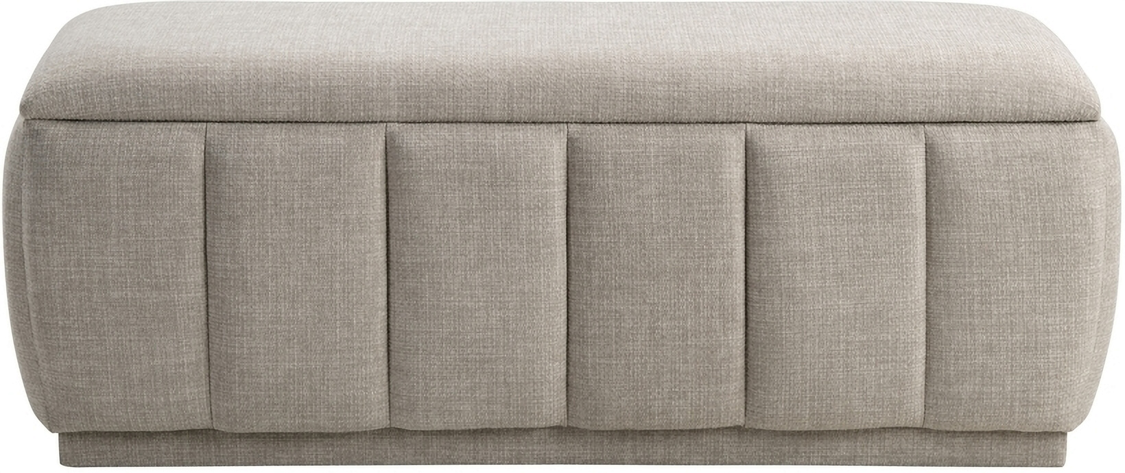 Maize Storage Bench In Taupe by Homelegance | 1StopBedrooms