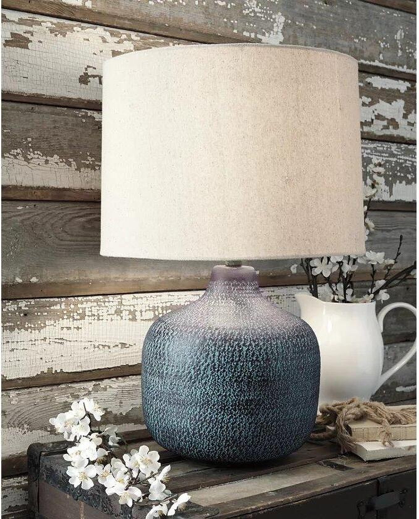 Malthace Patina Metal Table Lamp by Ashley Furniture | 1StopBedrooms