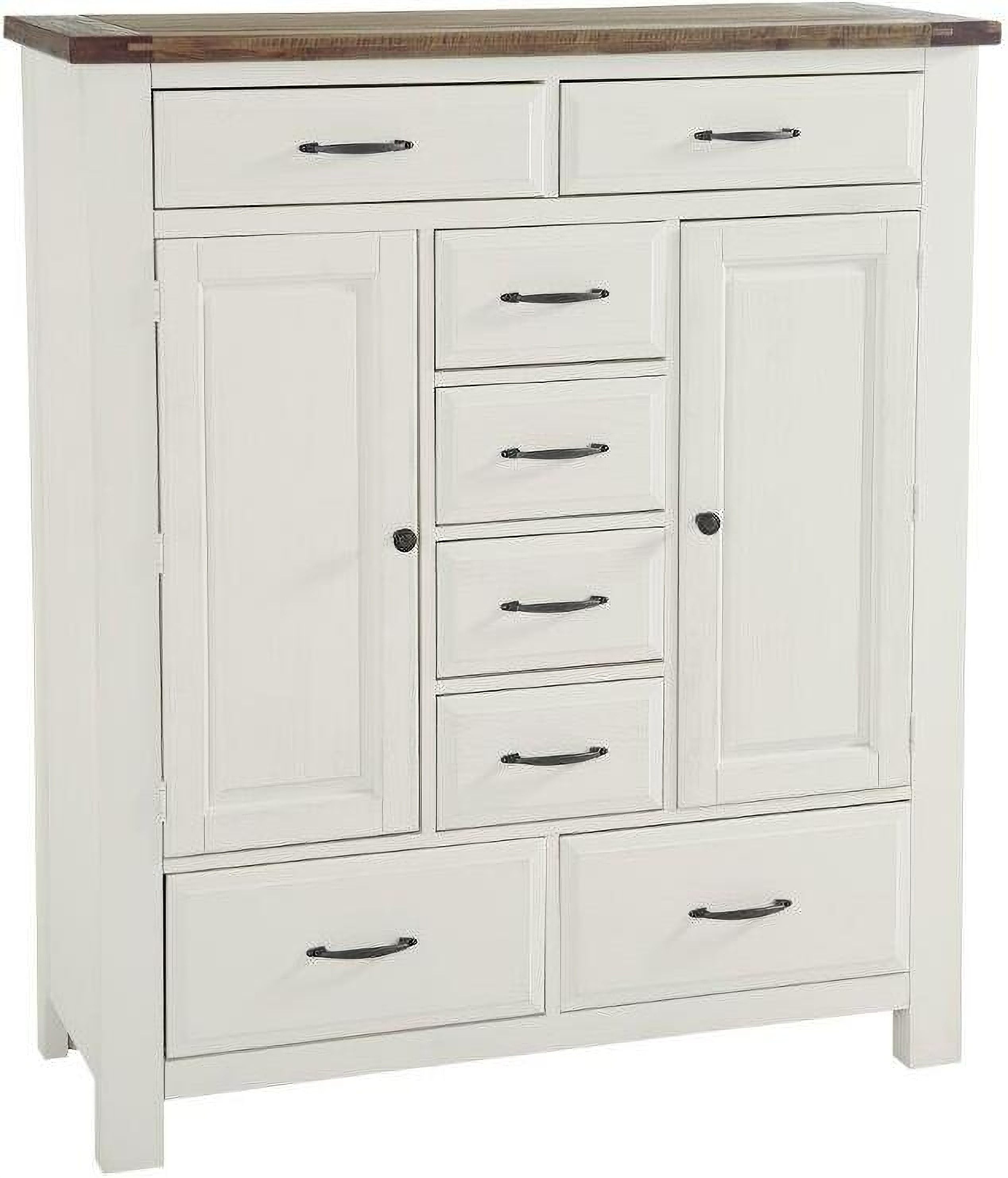 Maple Road 8 Drawer Sweater Chest In Soft White and Natural by Artisan ...