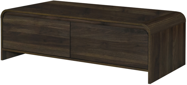 Mara 3Pcs Set with Cocktail Table and 2 End Tables In Walnut by New Classic | 1StopBedrooms