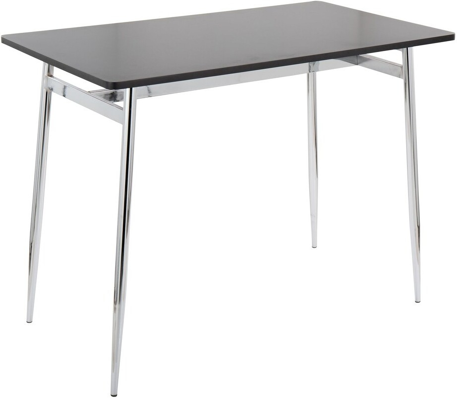 Marcel Counter Table In Chrome/Black by Lumisource | 1StopBedrooms