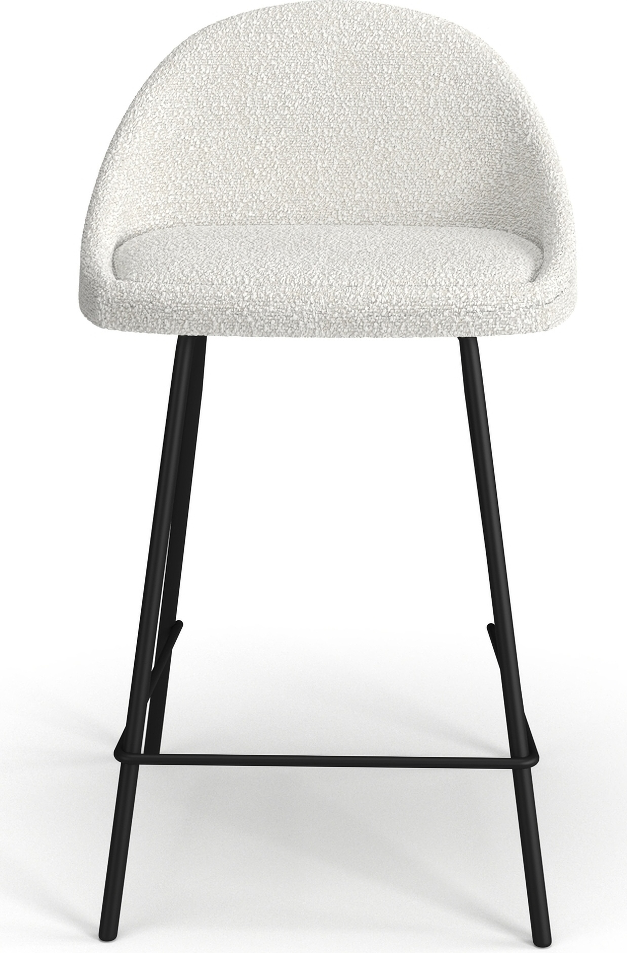 Marco Boucle Counter Height Stools Set of 2 In White by Aeon ...
