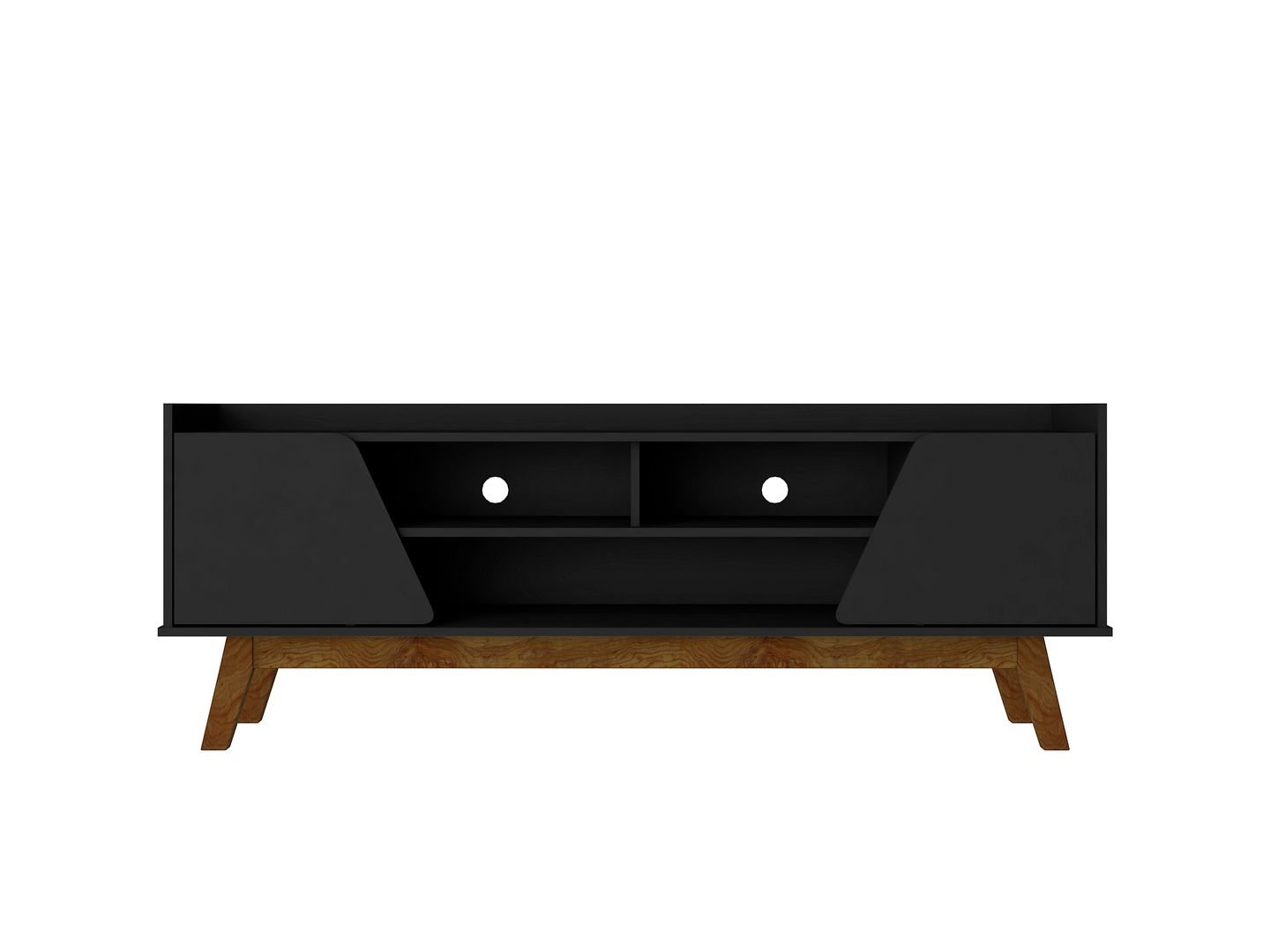 Marcus 62.99 Inch Tv Stand In Matte Black by Manhattan Comfort ...