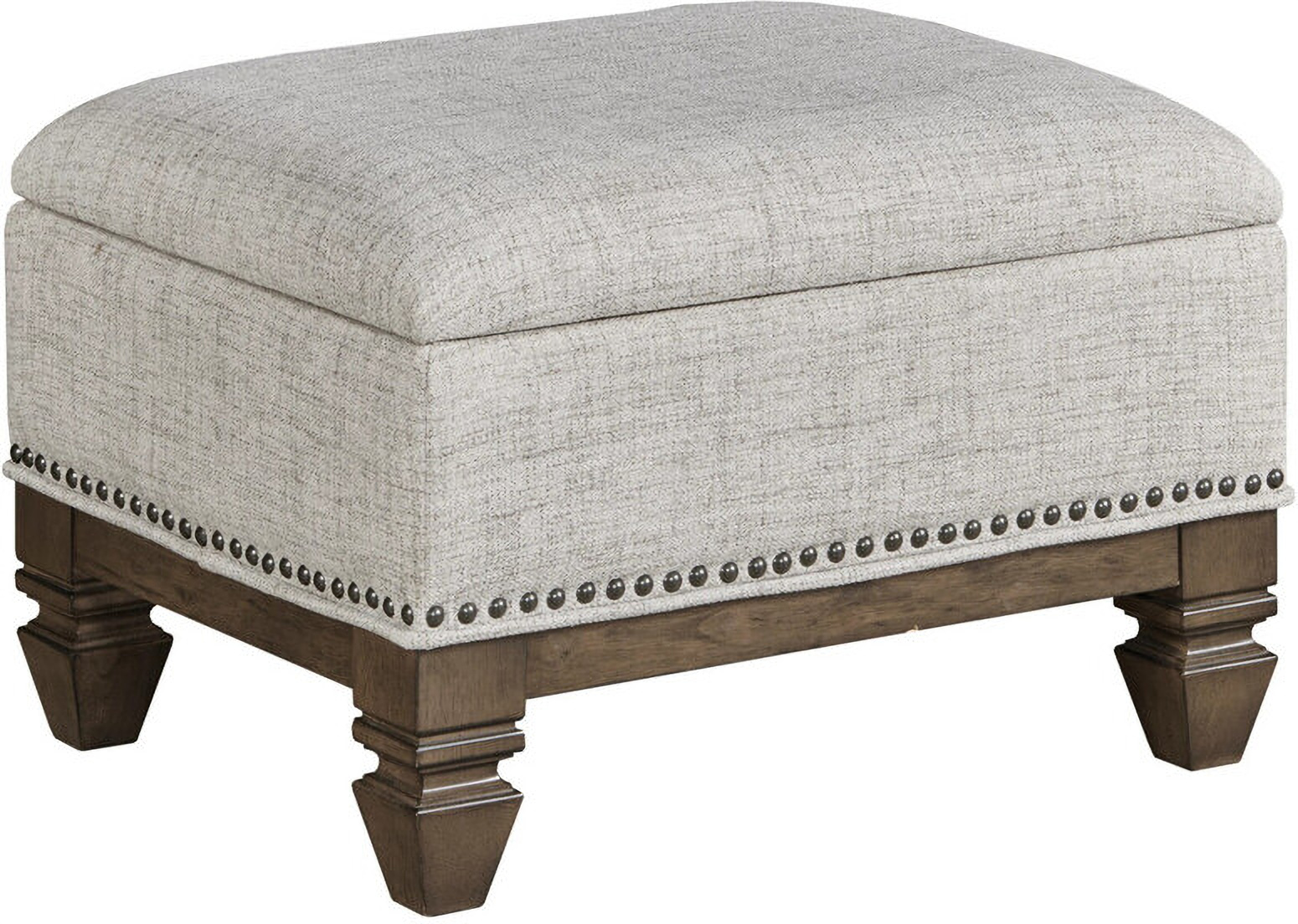 Maribelle Storage Ottoman In Dusk by Hammary | 1StopBedrooms