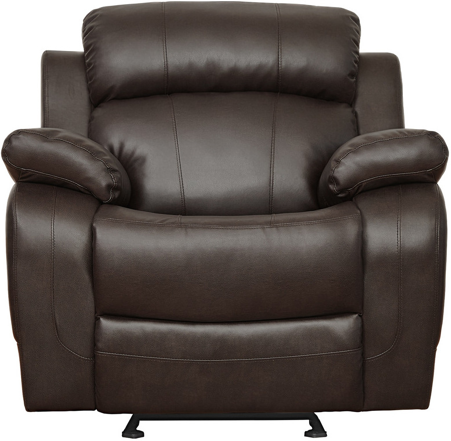 Marille Dark Brown Glider Reclining Chair by Homelegance | 1StopBedrooms