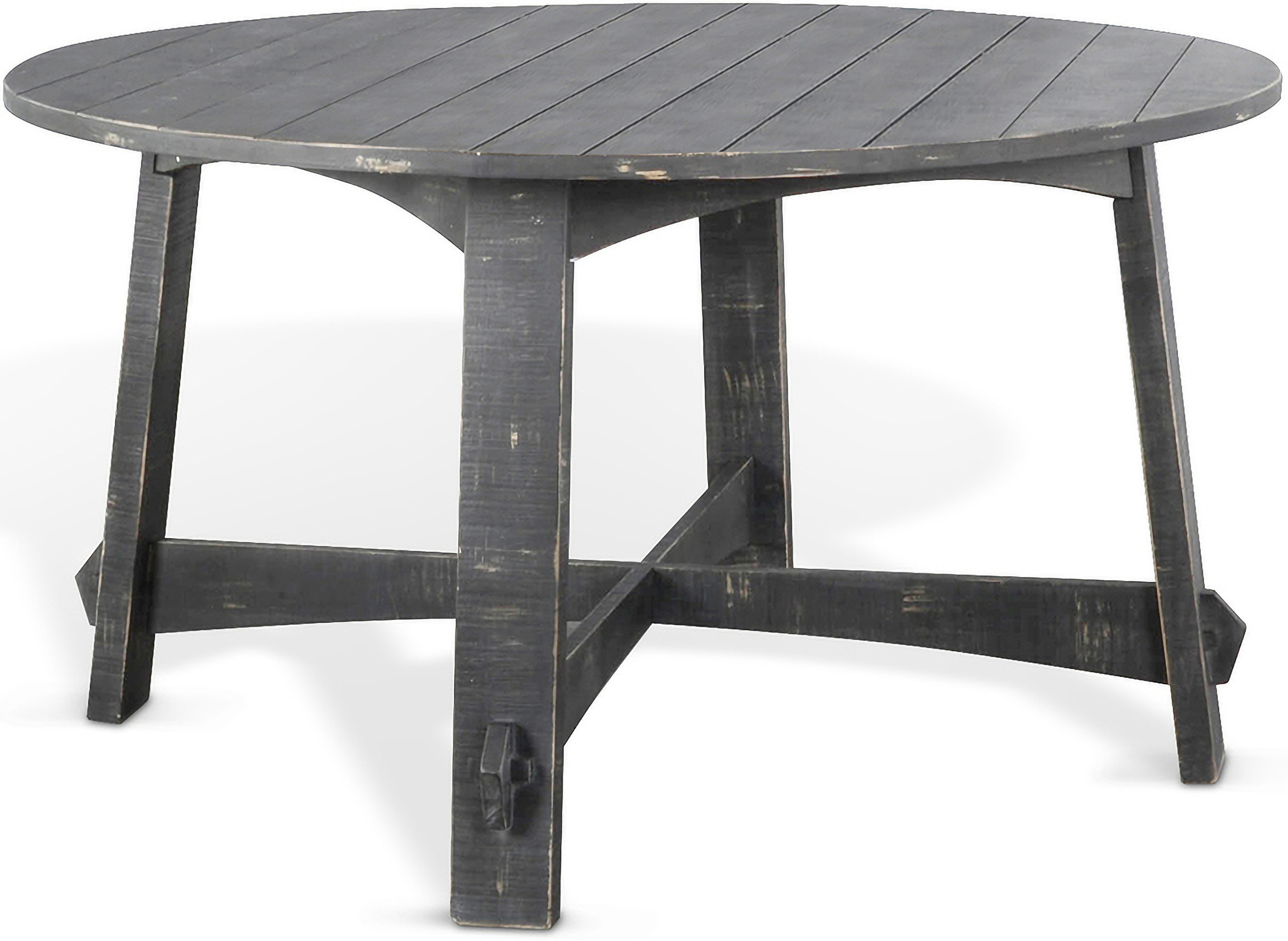 Marina Black Sand 54 Inch Dining Table In Black by Sunny Designs ...