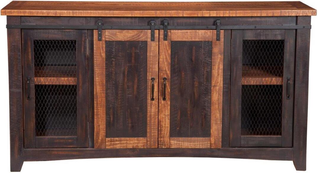 Martin Svensson Home Santa Fe Tv Stand In Antique Black And Honey ...