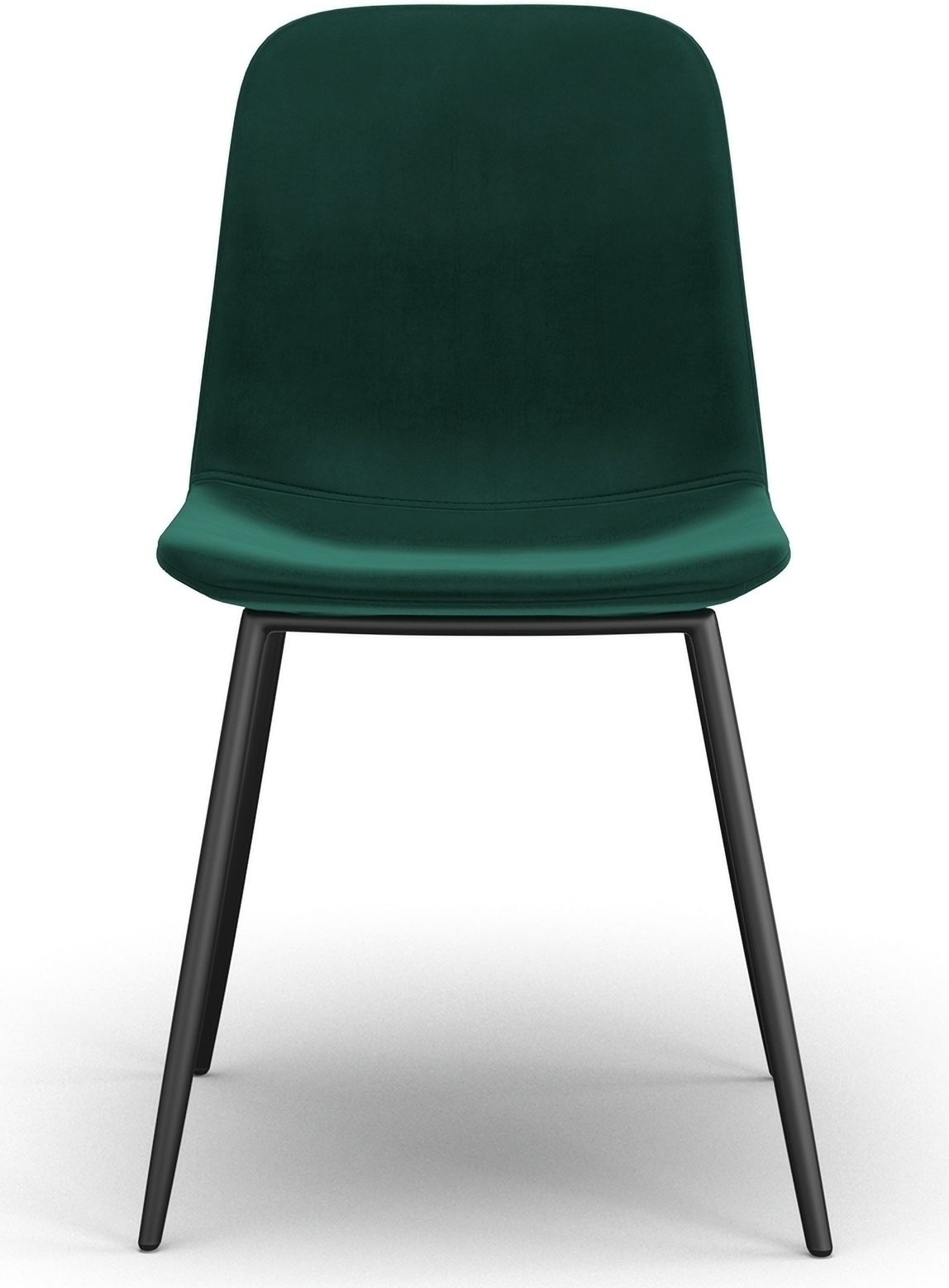 Max Velvet Side Chairs Set of 2 In Emerald Green by Aeon | 1StopBedrooms