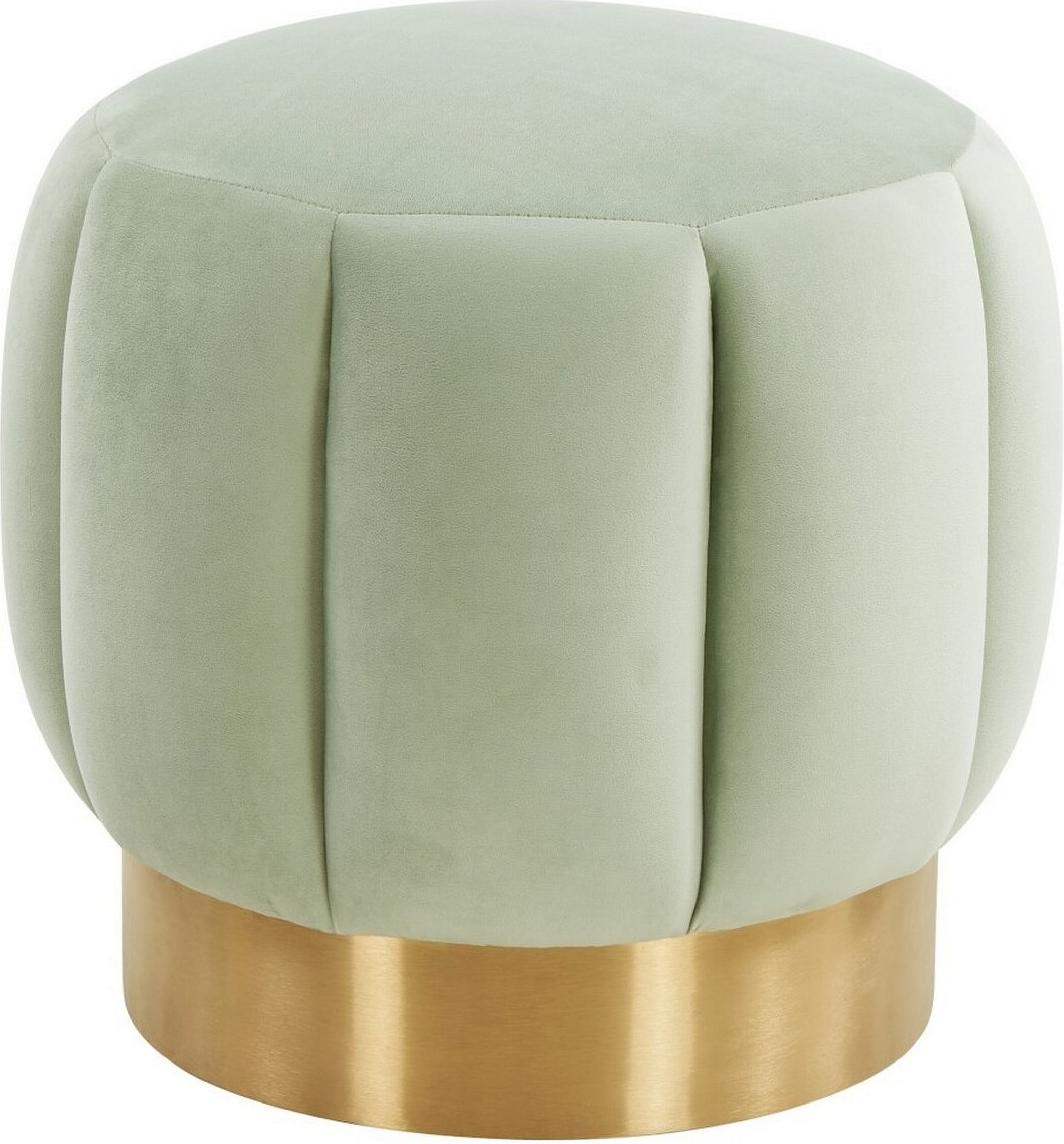Maxine Channel Tufted Ottoman In Mint by Safavieh Couture | 1StopBedrooms