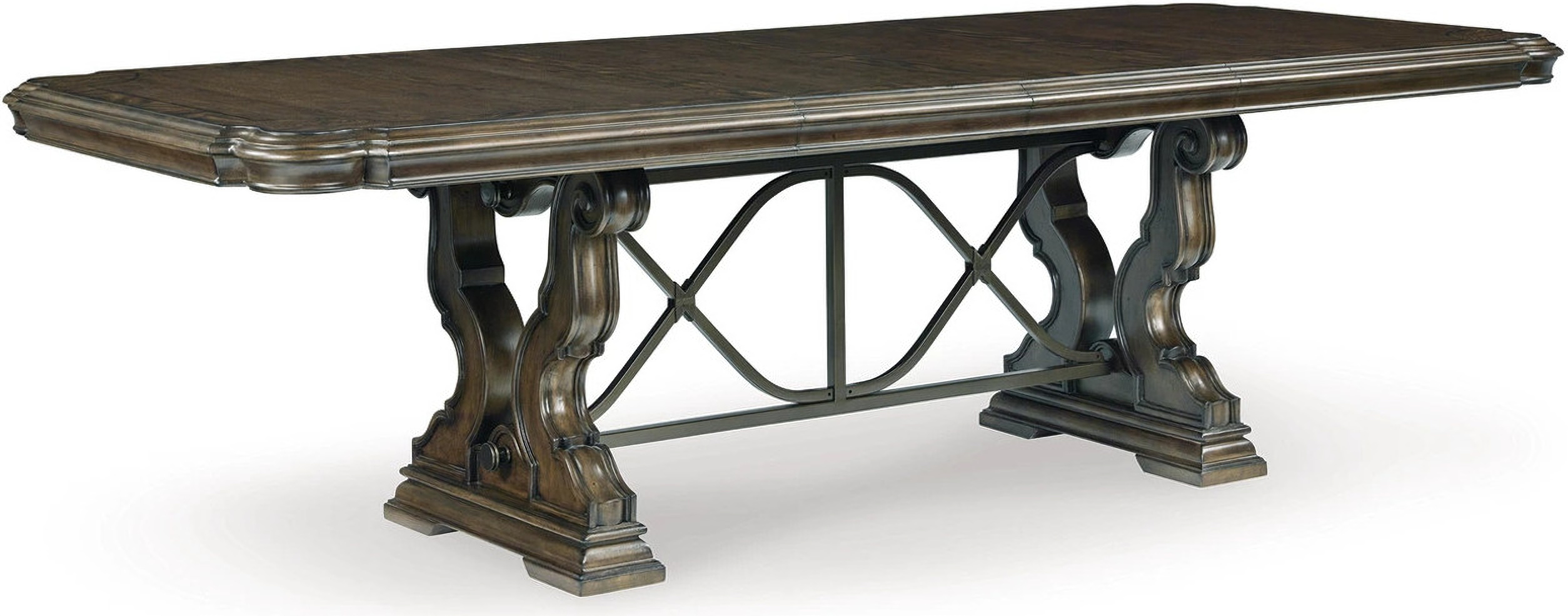 Maylee Dining Extension Table In Dark Brown by Ashley Furniture ...