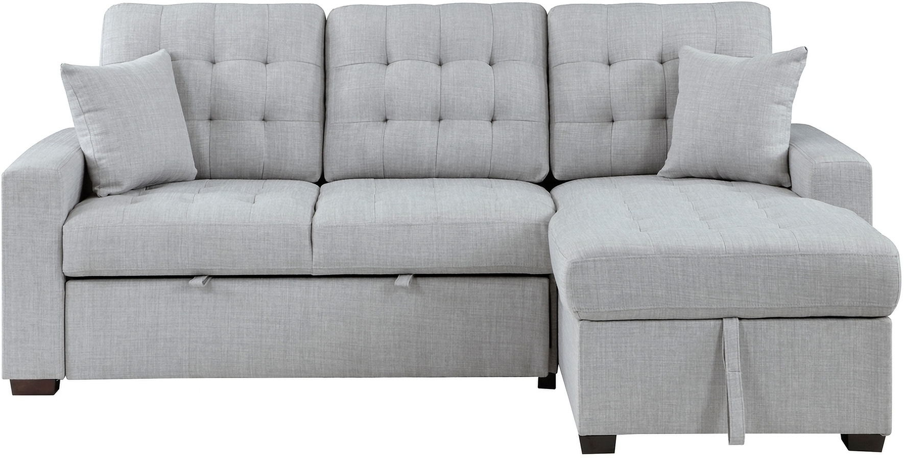 Mccafferty 2-Piece Sectional with Pull-out Bed and Right Chaise with ...