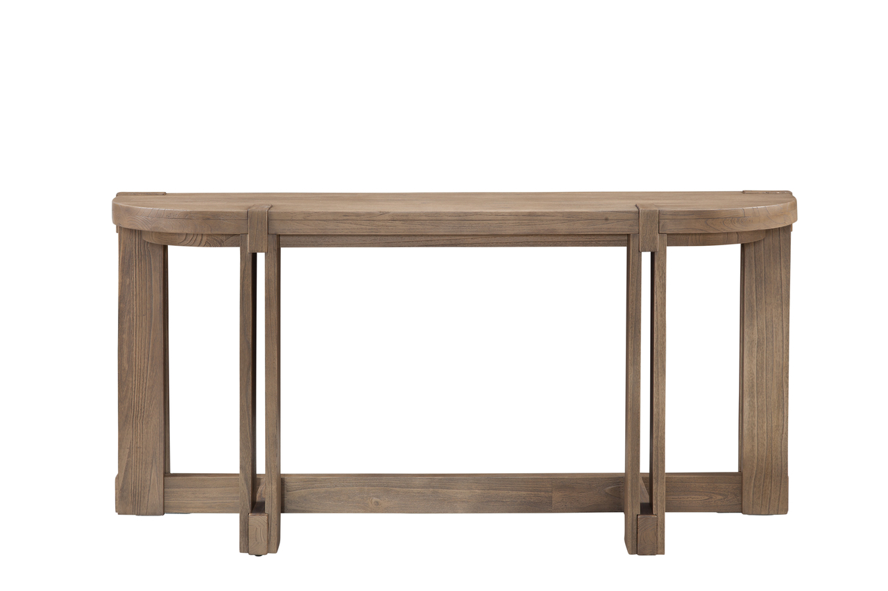 Mcguire Rectangle Console Table In Natural by Bassett Mirror Company ...