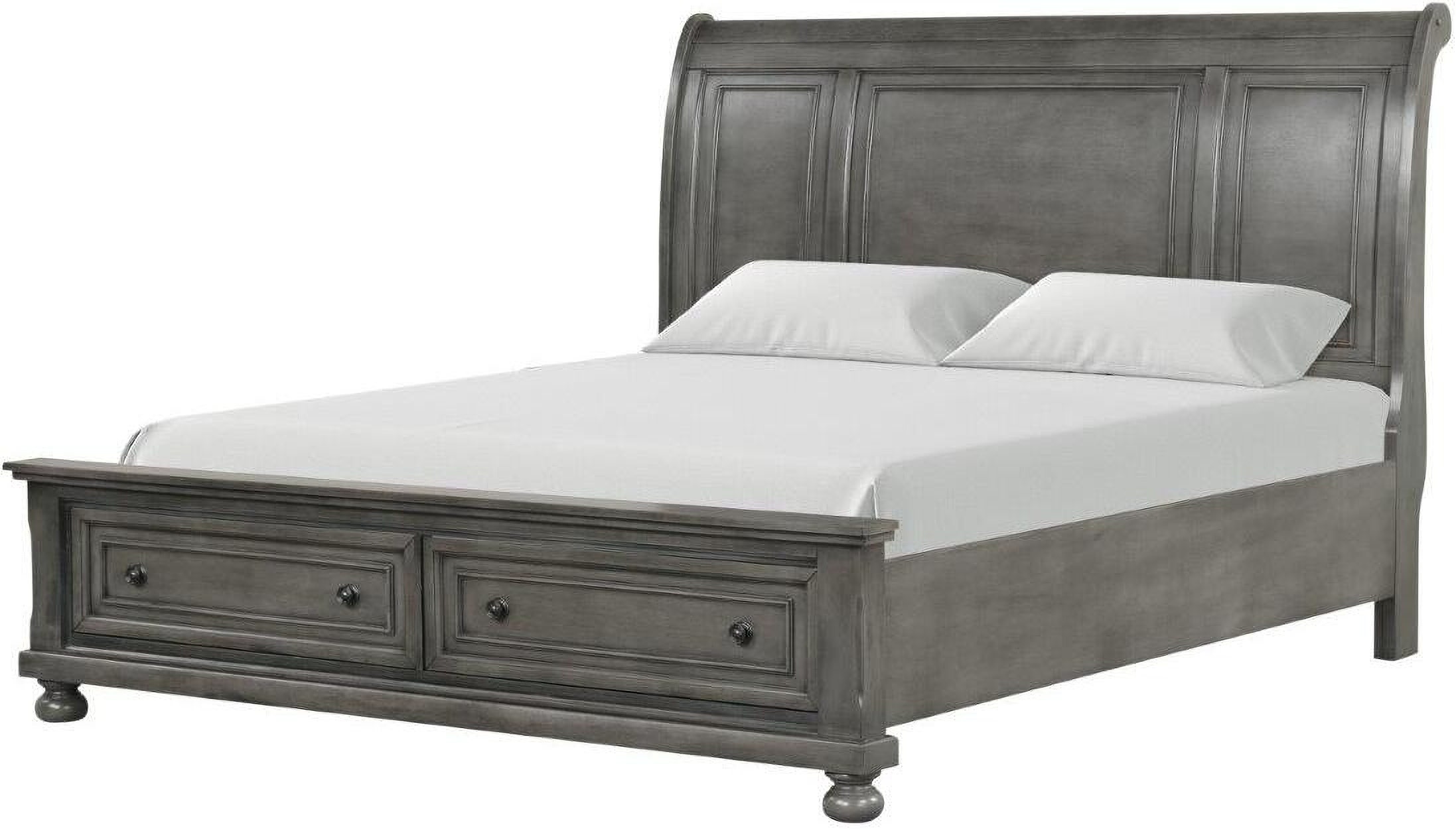 Meade King Bed In Grey by Glory | 1StopBedrooms
