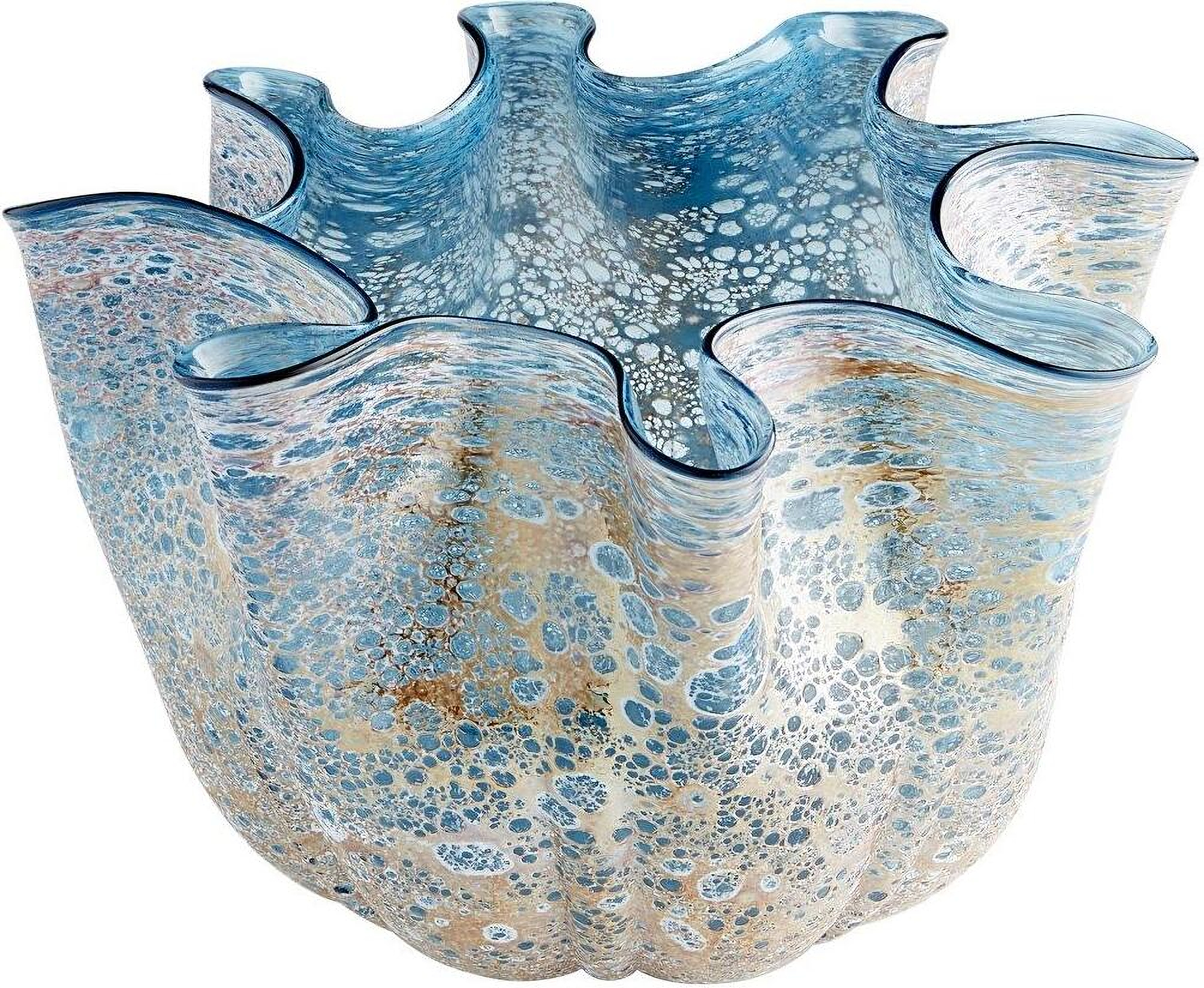 Meduse Blue 8 Inch Vase by Cyan Design | 1StopBedrooms