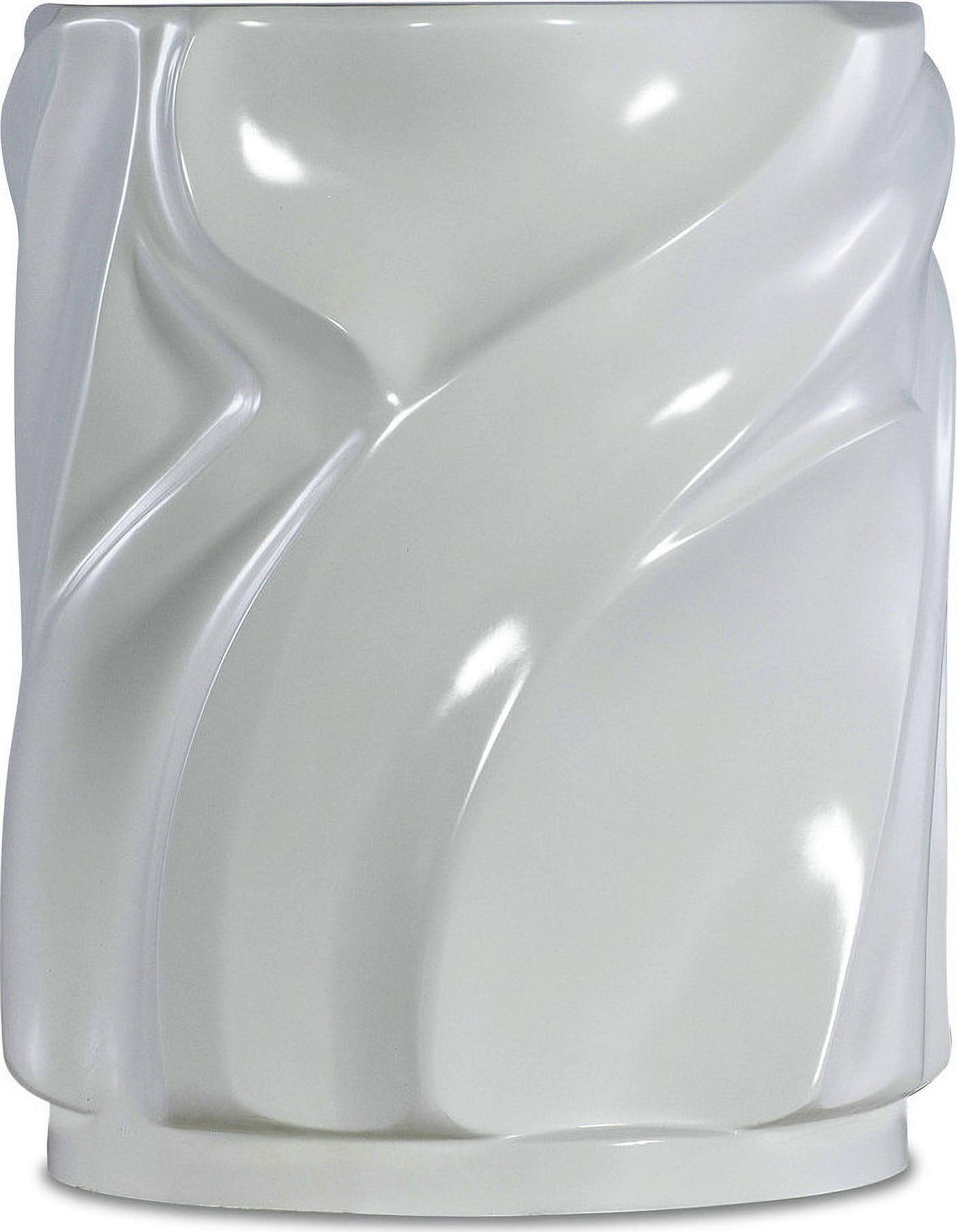 Melange Alabaster End Table In White by Hooker | 1StopBedrooms