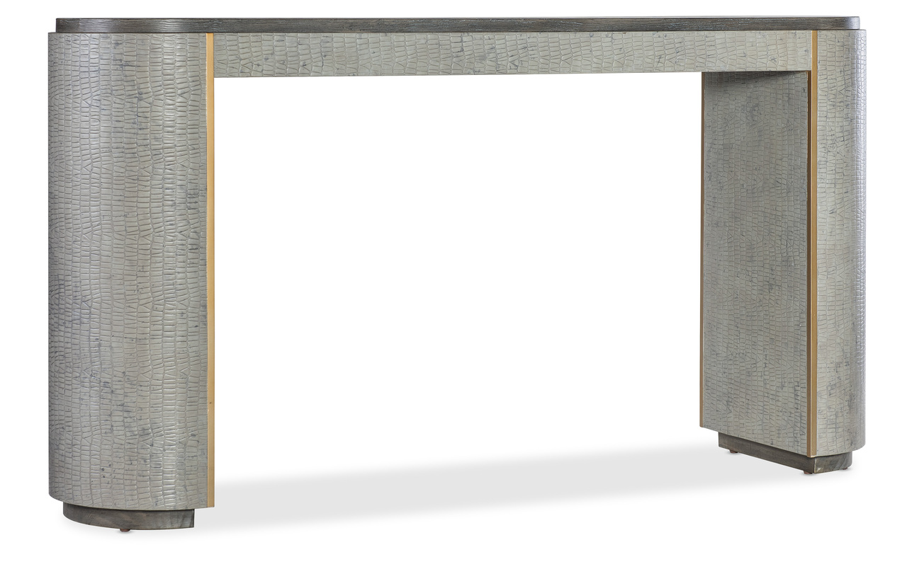 Melange Dylian Console Table In Gray by Hooker | 1StopBedrooms