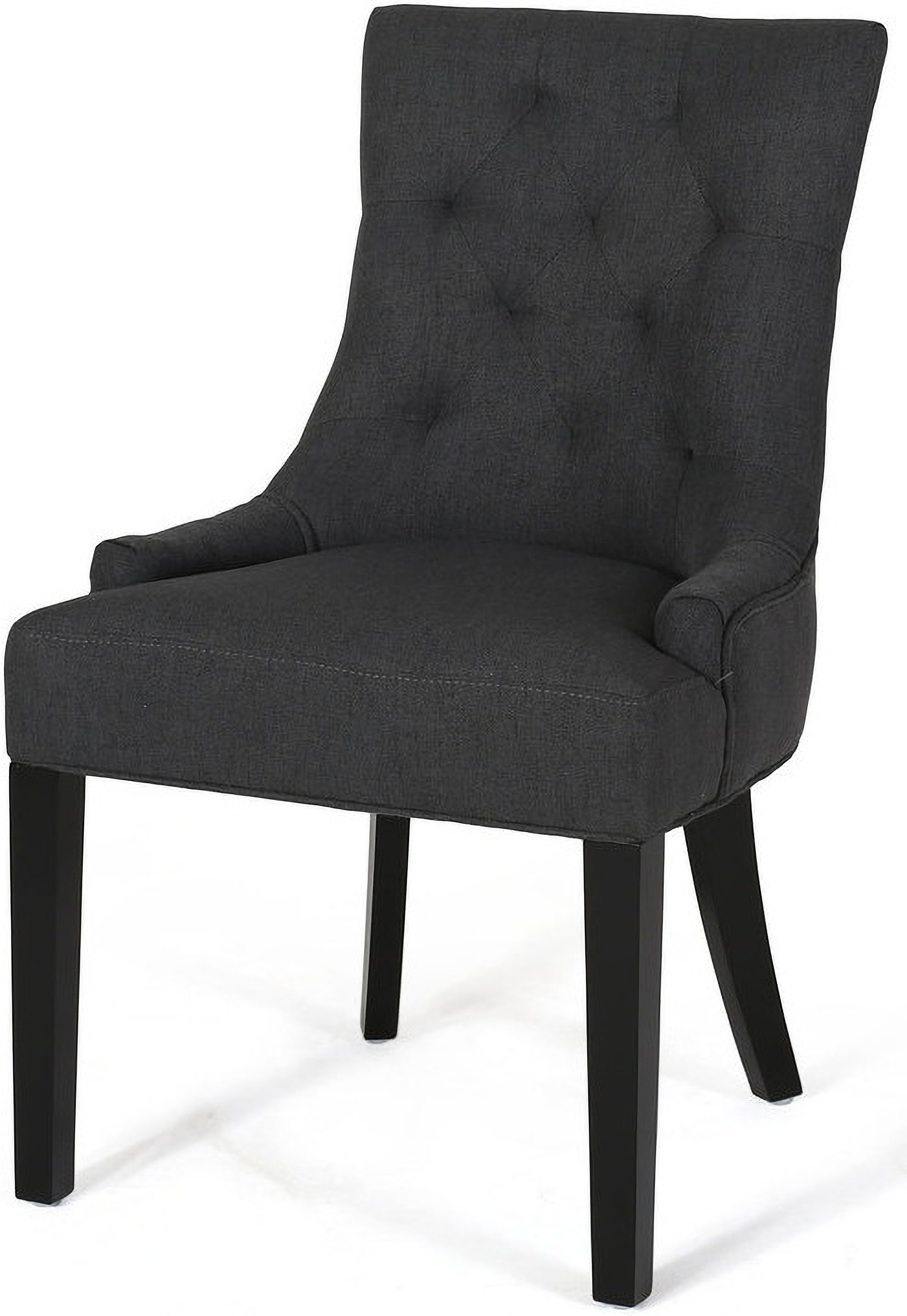 Melodic Upholstered Dining Chair with Slide Arm and Diamond Tufted Back ...