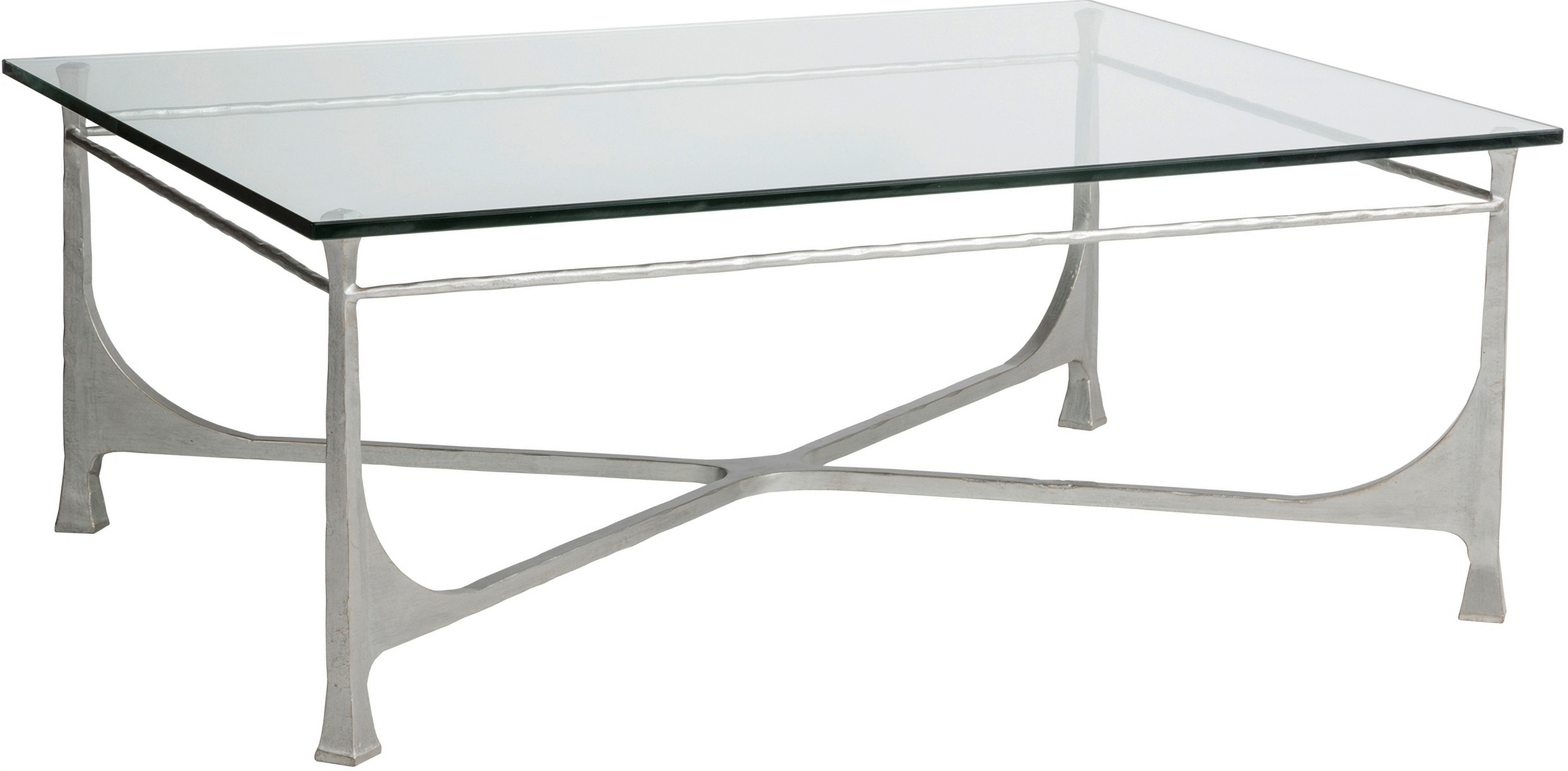 Metal Designs Bruno Rectangular Cocktail Table In Argento by Artistica ...