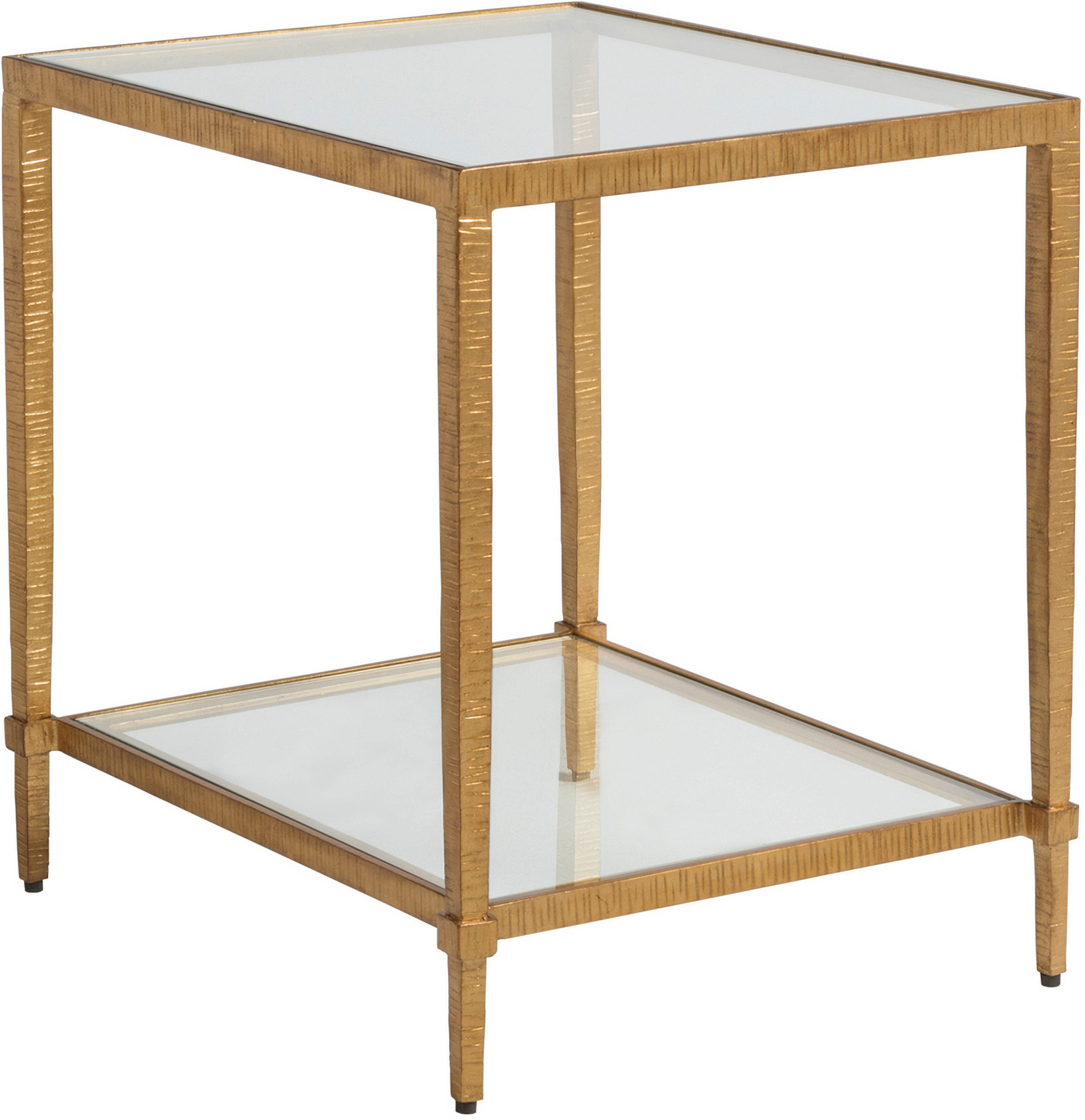 Metal Designs Claret Rectangular End Table In Gold by Artistica Home ...