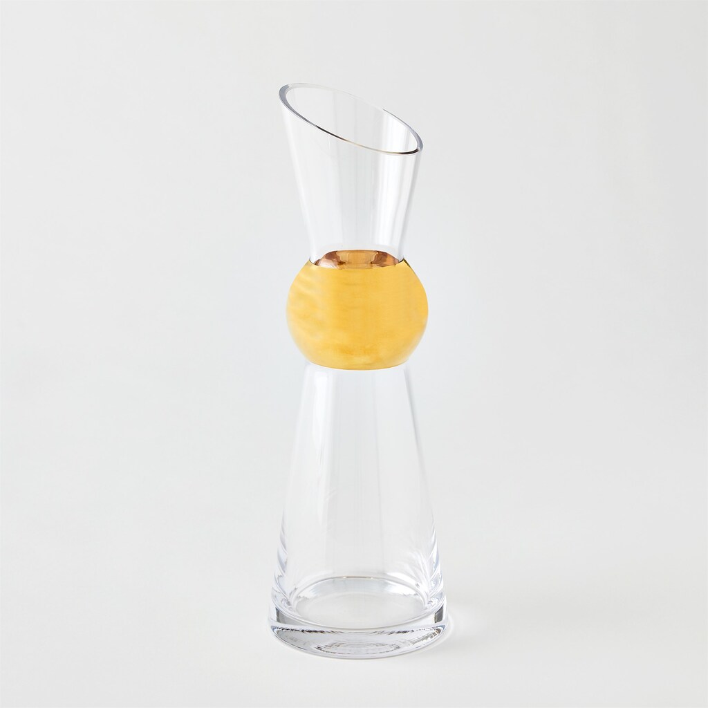 Metallic Large Orb Carafe In Gold by Global Views | 1StopBedrooms