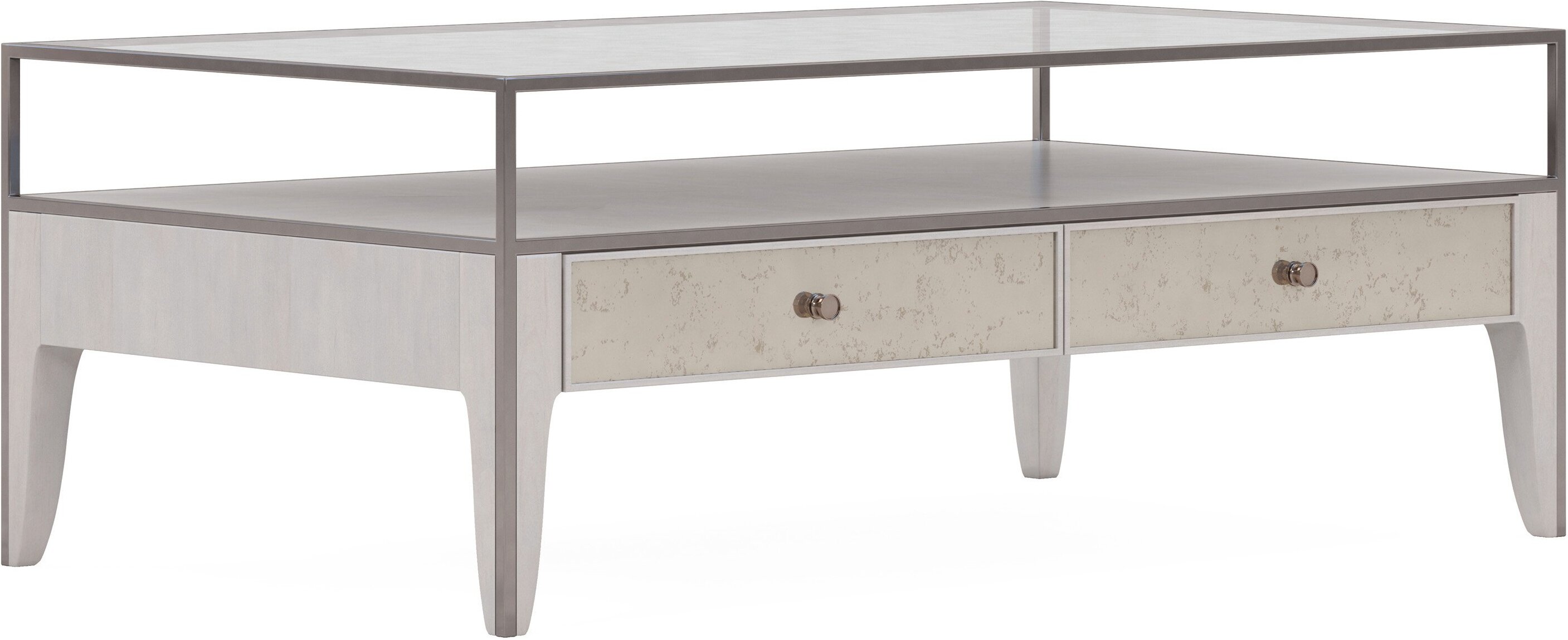 Mezzanine Rectangular Cocktail Table In Light Gray by A.R.T ...